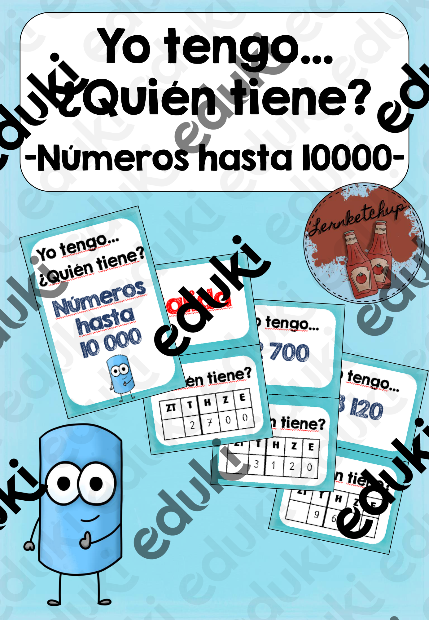 Juego: Yo tengo ... ¿Quién tiene? - Números hasta 10000 - material ...