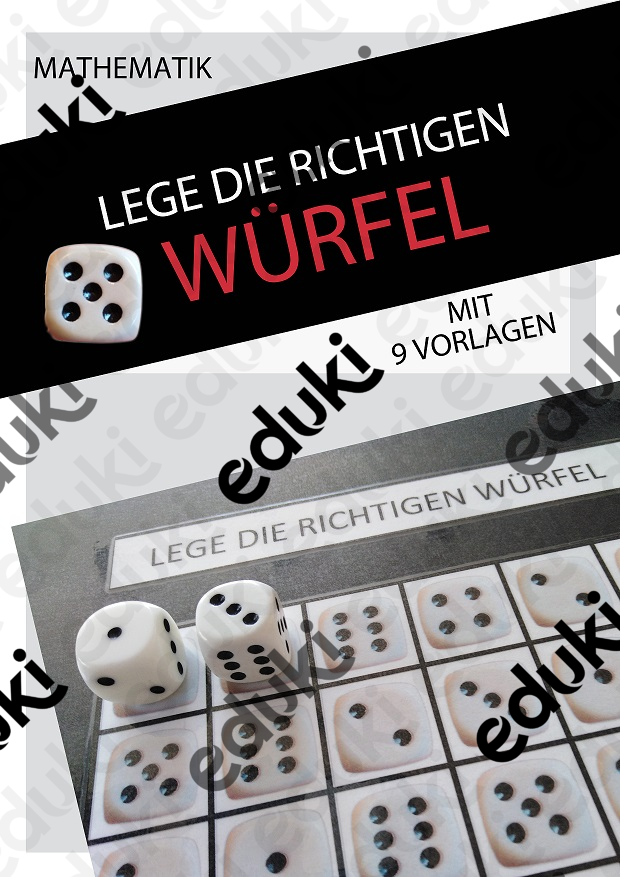 Mathematik - Zahlen lernen und üben mit Würfel – Unterrichtsmaterial im ...