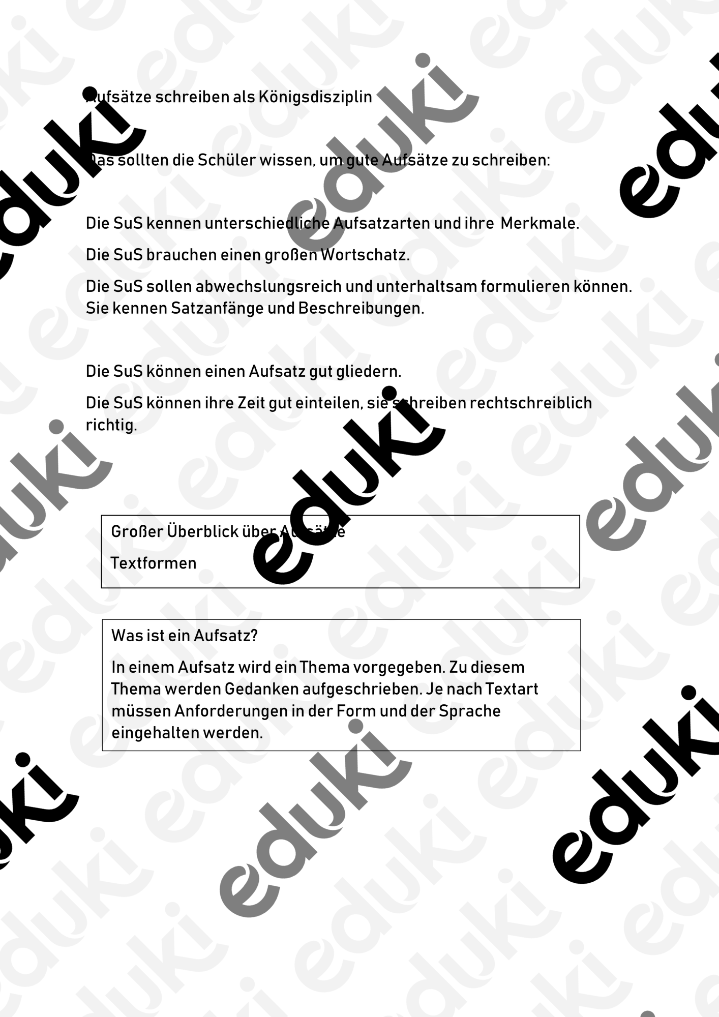Lernen mit Methode -Aufsätze Methodenkartei – Unterrichtsmaterial im ...