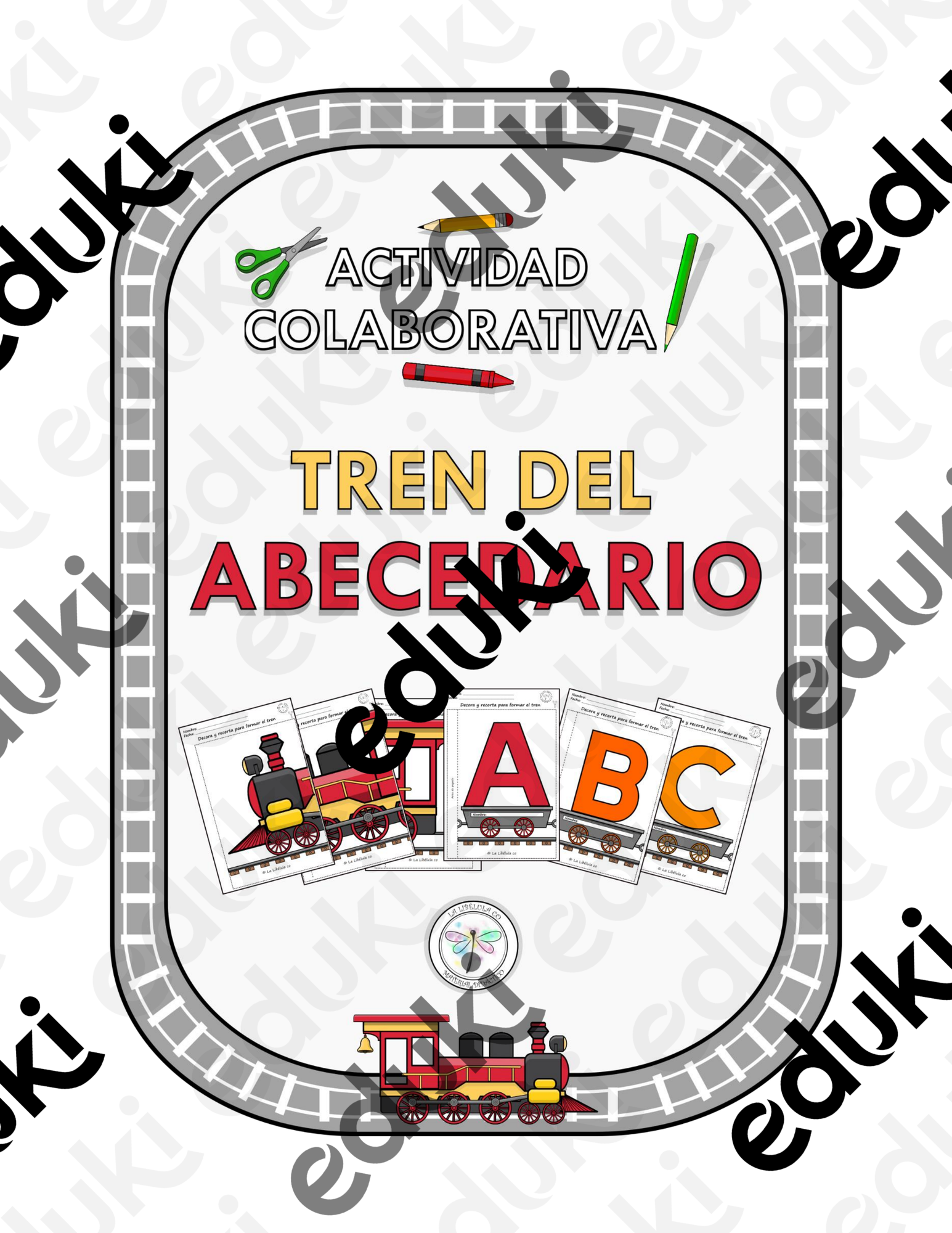 ACTIVIDAD COLABORATIVA TREN ABECEDARIO - material didáctico de las ...