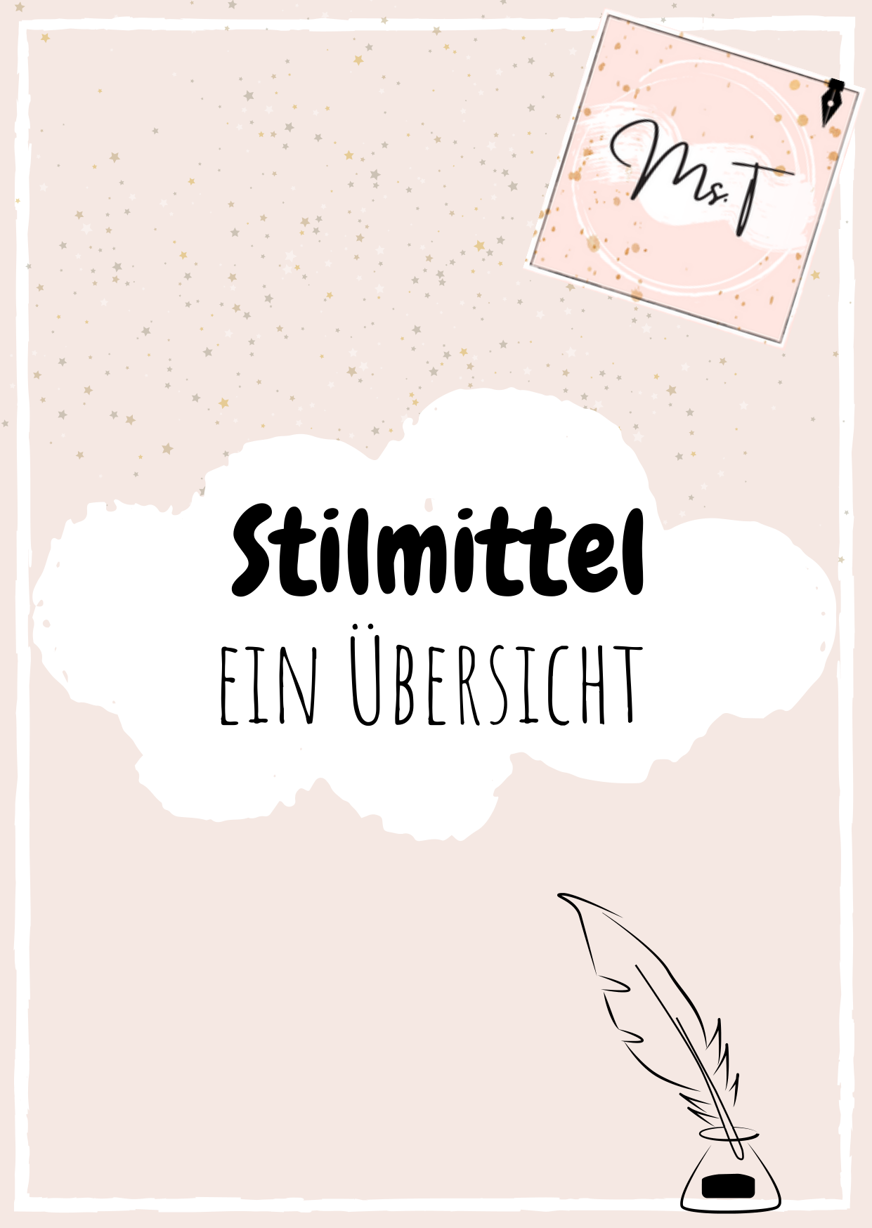 Übersicht - Stilmittel – Unterrichtsmaterial im Fach Deutsch