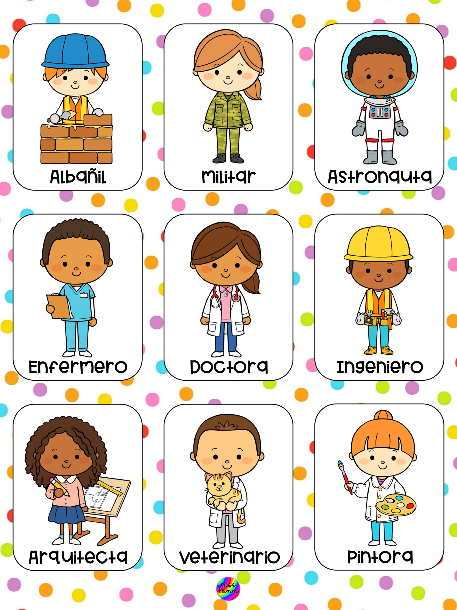 Flashcards Oficios y profesiones - material de la siguiente asignatura ...