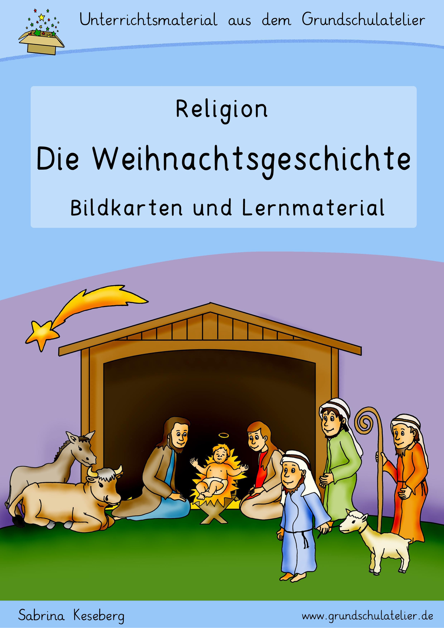Religion: Weihnachtsgeschichte (Bildkarten, Lernmaterial ...
