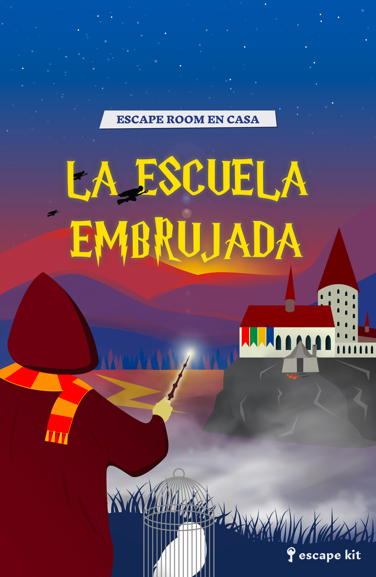 La escuela embrujada - Escape Room para niños - material de la ...