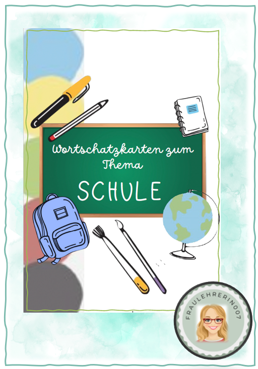 Wortschatzkarten Schule – Unterrichtsmaterial im Fach DaZ/DaF