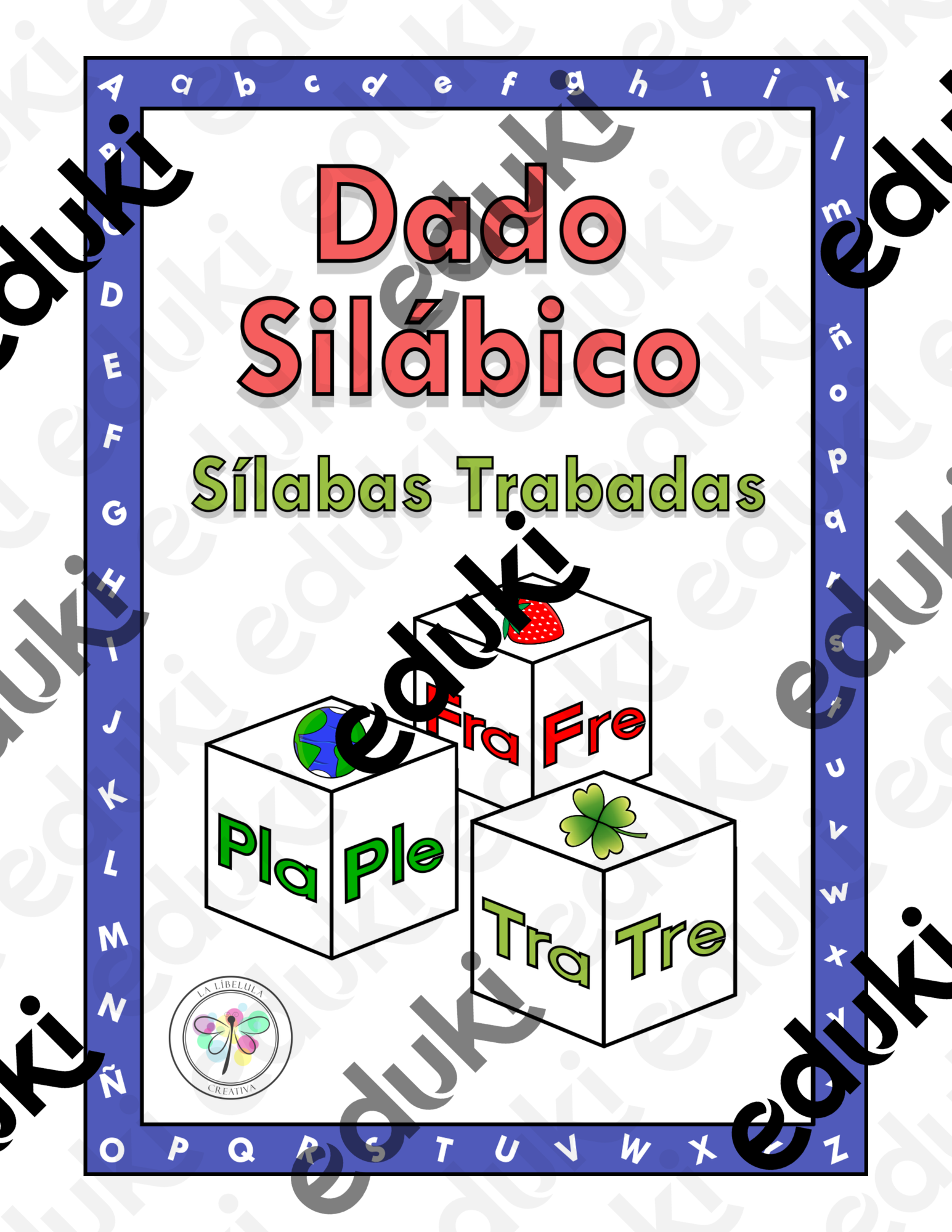 DADO SILABICO SILABAS TRABADAS SILABARIO - material de la siguiente ...