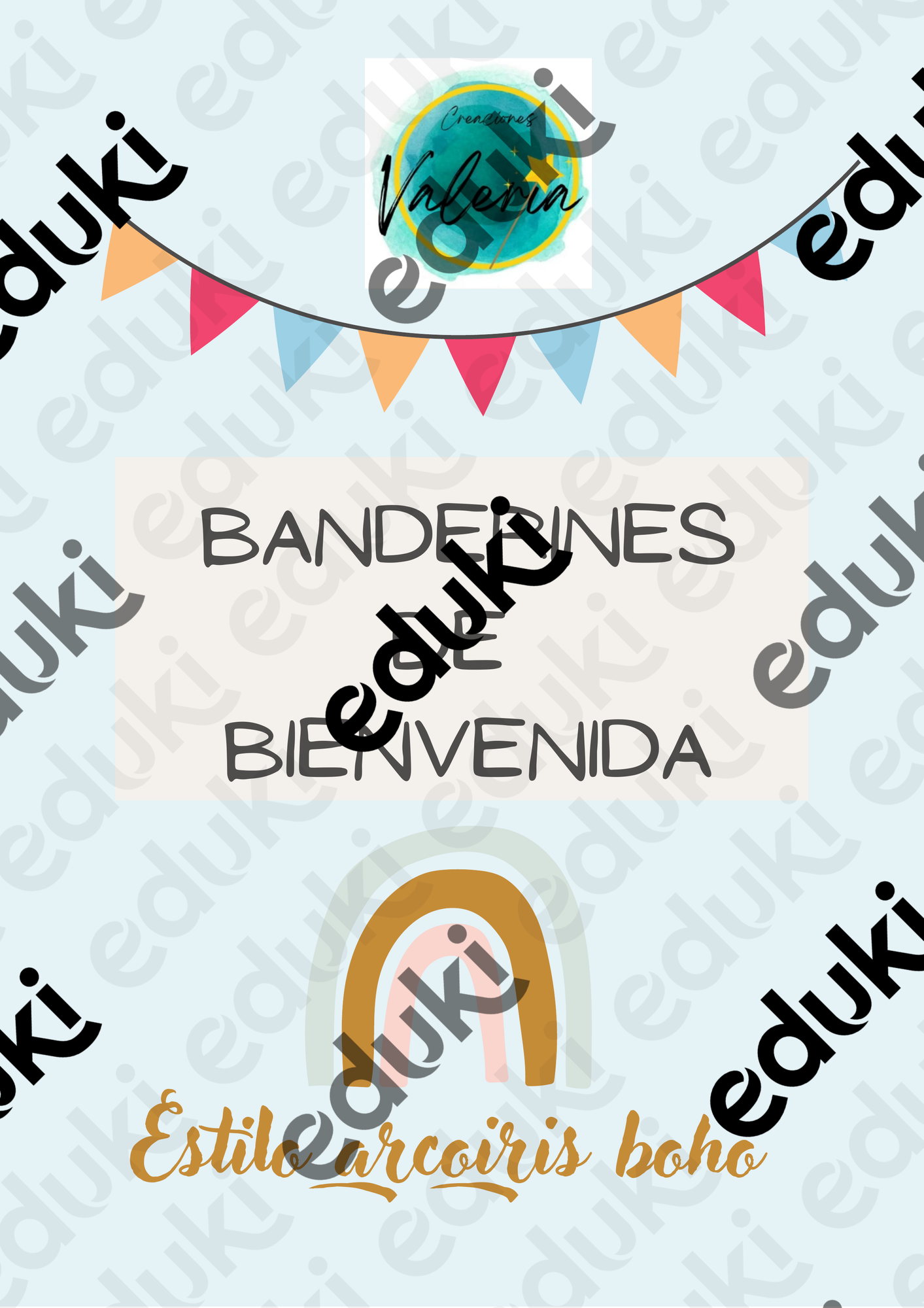 BANDERINES BIENVENIDA - material de la siguiente asignatura Material ...