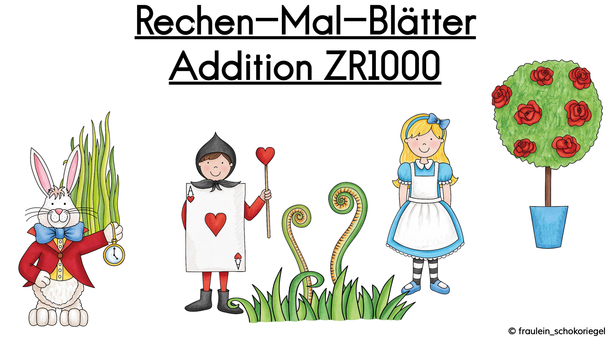 Rechen-Mal-Blätter Addition ZR1000 – Unterrichtsmaterial im Fach Mathematik