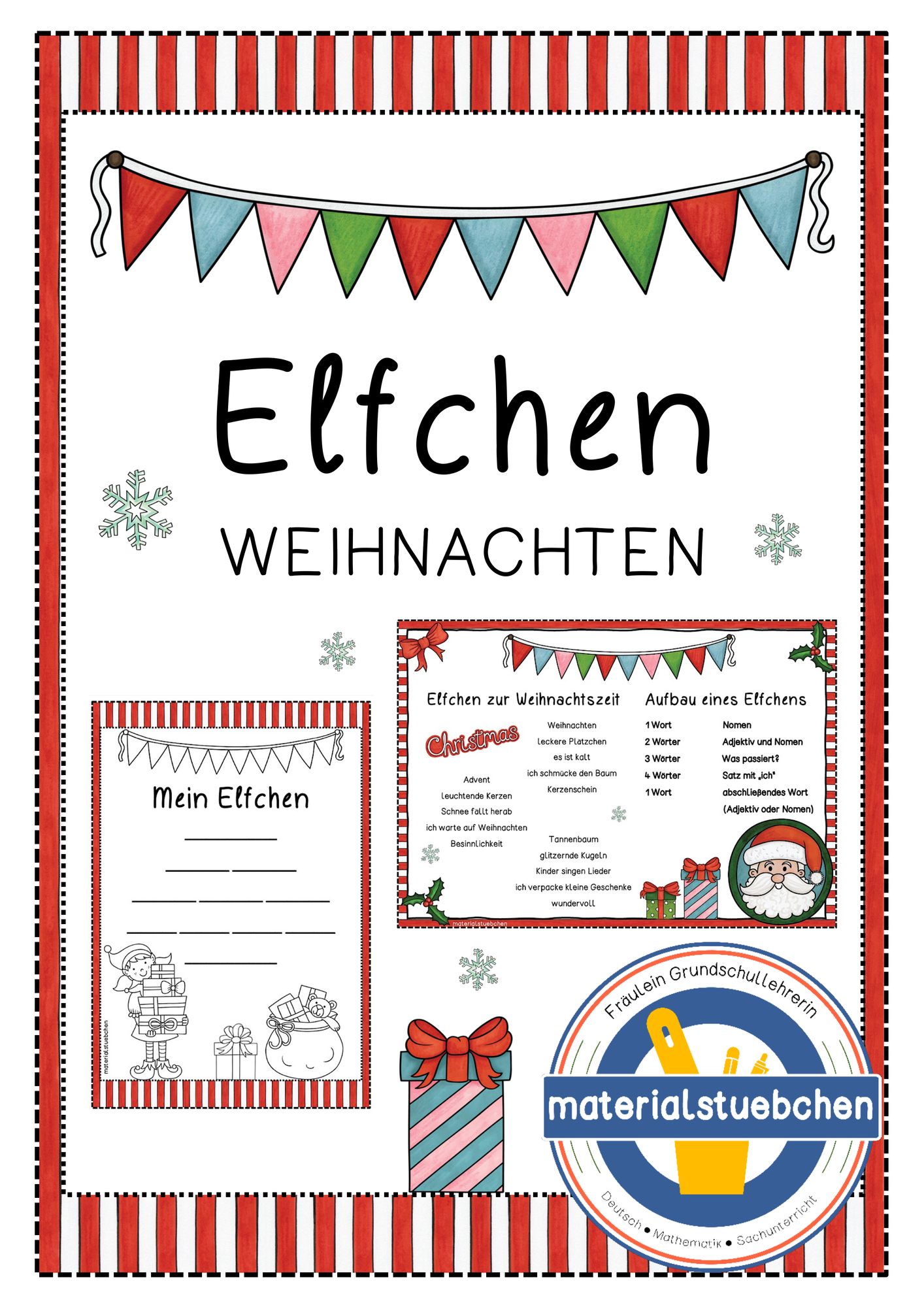 Elfchen zur Weihnachtszeit – Unterrichtsmaterial im Fach Deutsch