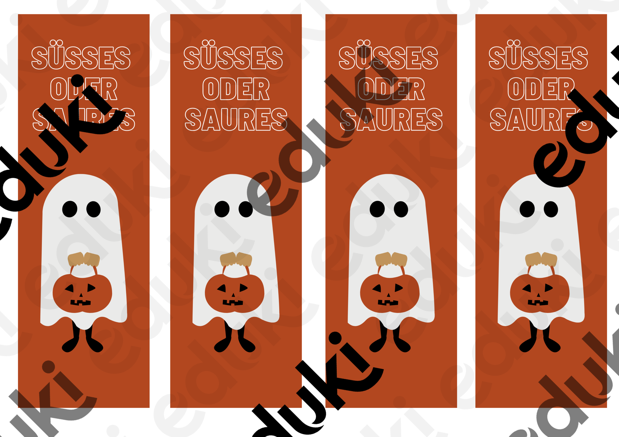 Lesezeichen Halloween – Unterrichtsmaterial im Fach Deutsch