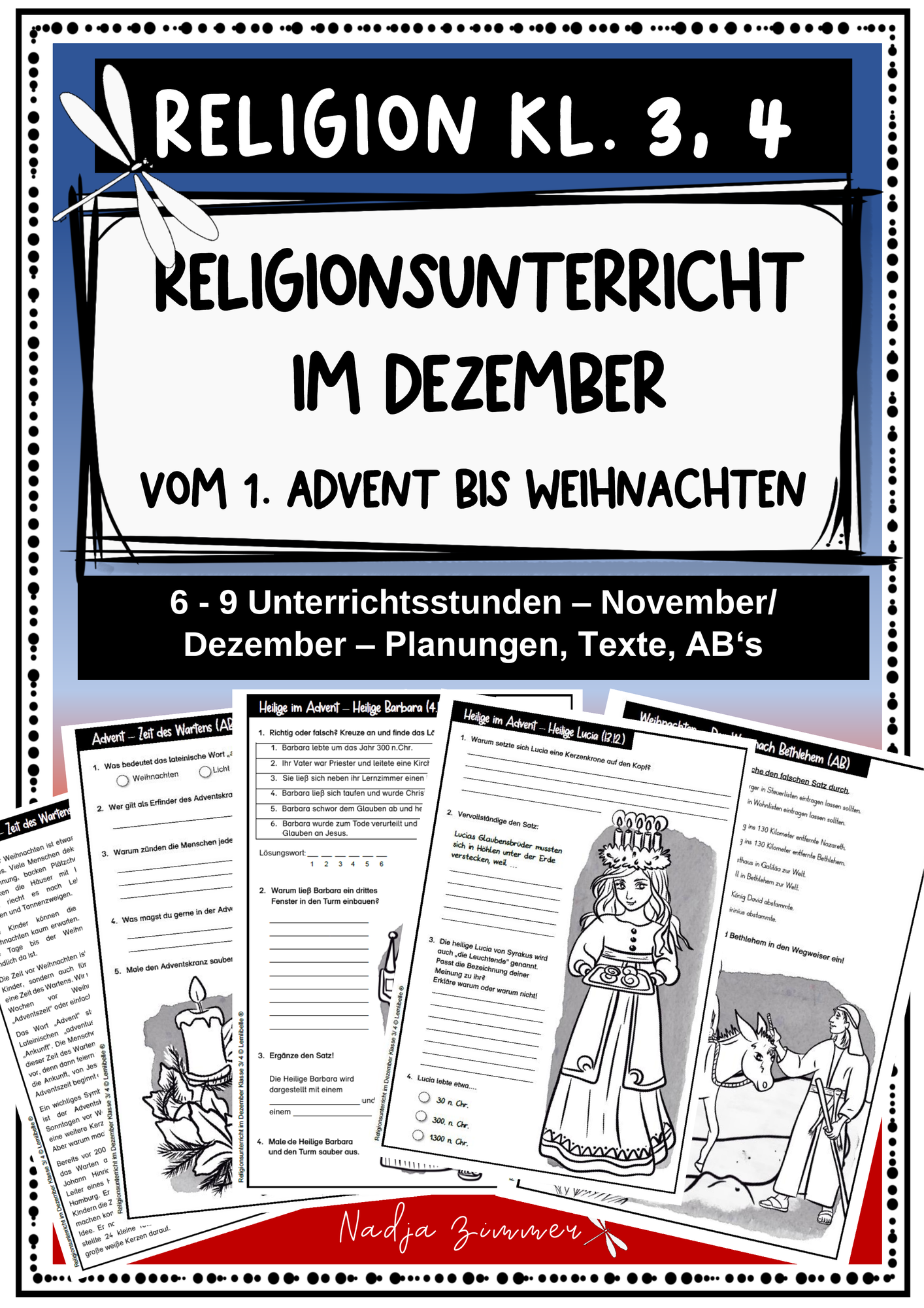 Religionsunterricht im Dezember - Vom 1. Advent bis Weihnachten ...