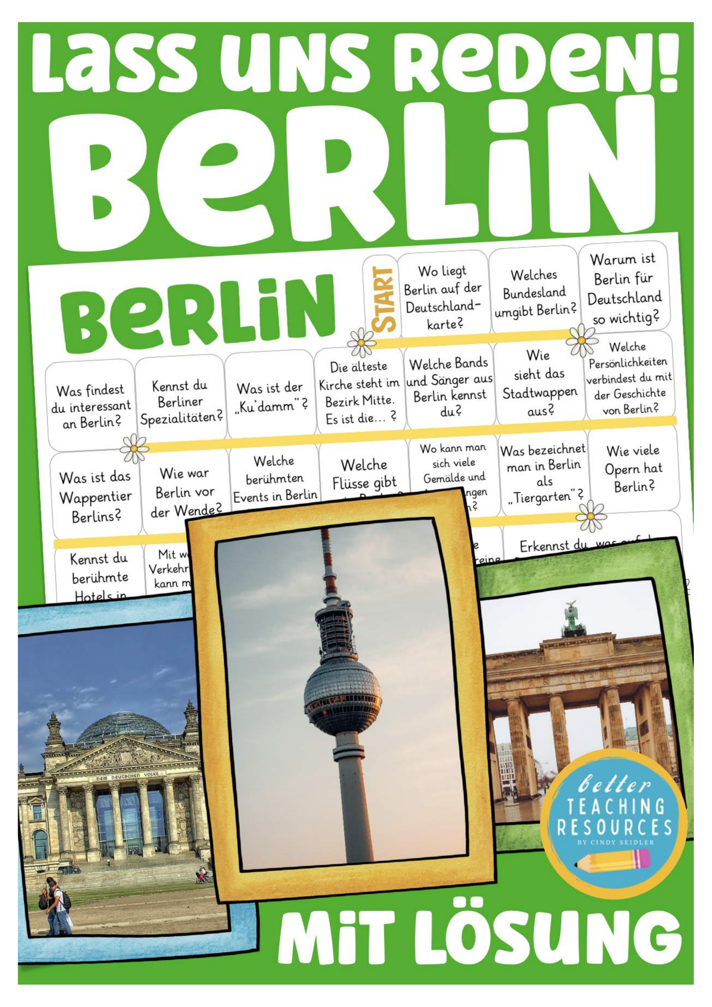 Berlin Spiel "Lass uns reden!" Spiel – Unterrichtsmaterial in den ...