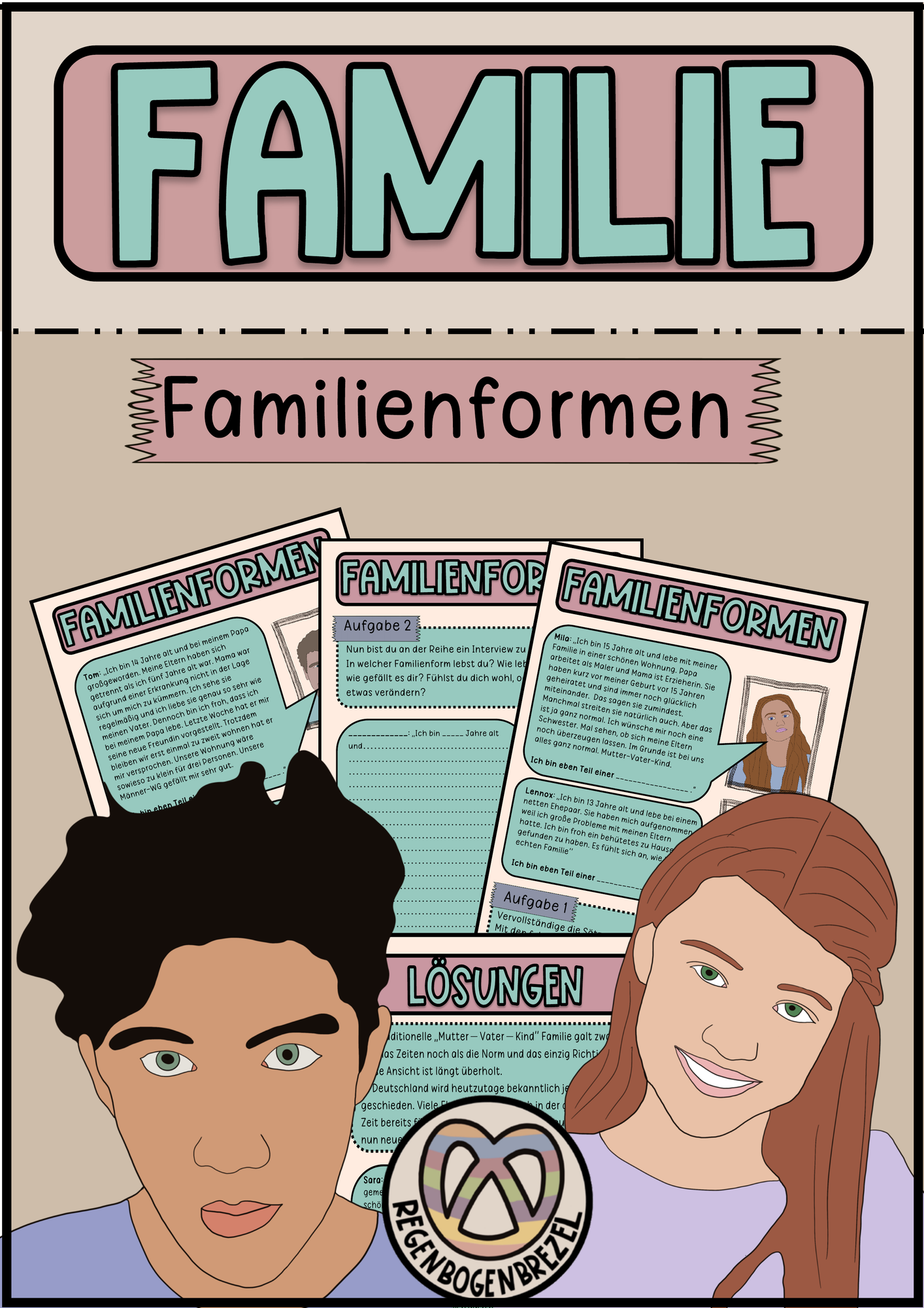 Familienformen - fertige Doppelstunde – Unterrichtsmaterial im Fach ...