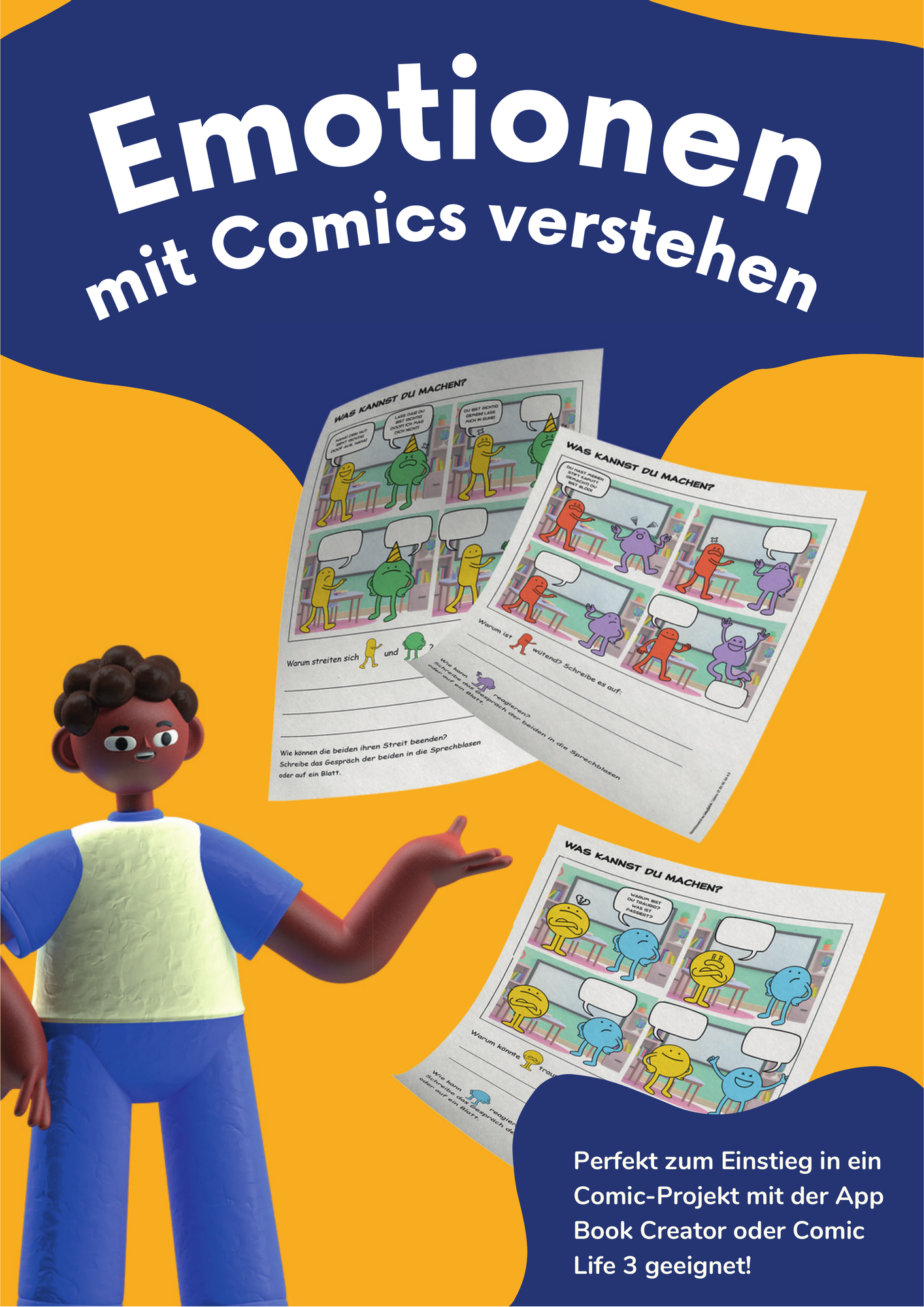 Emotionen mit Comics verstehen und lernen – Unterrichtsmaterial im Fach ...
