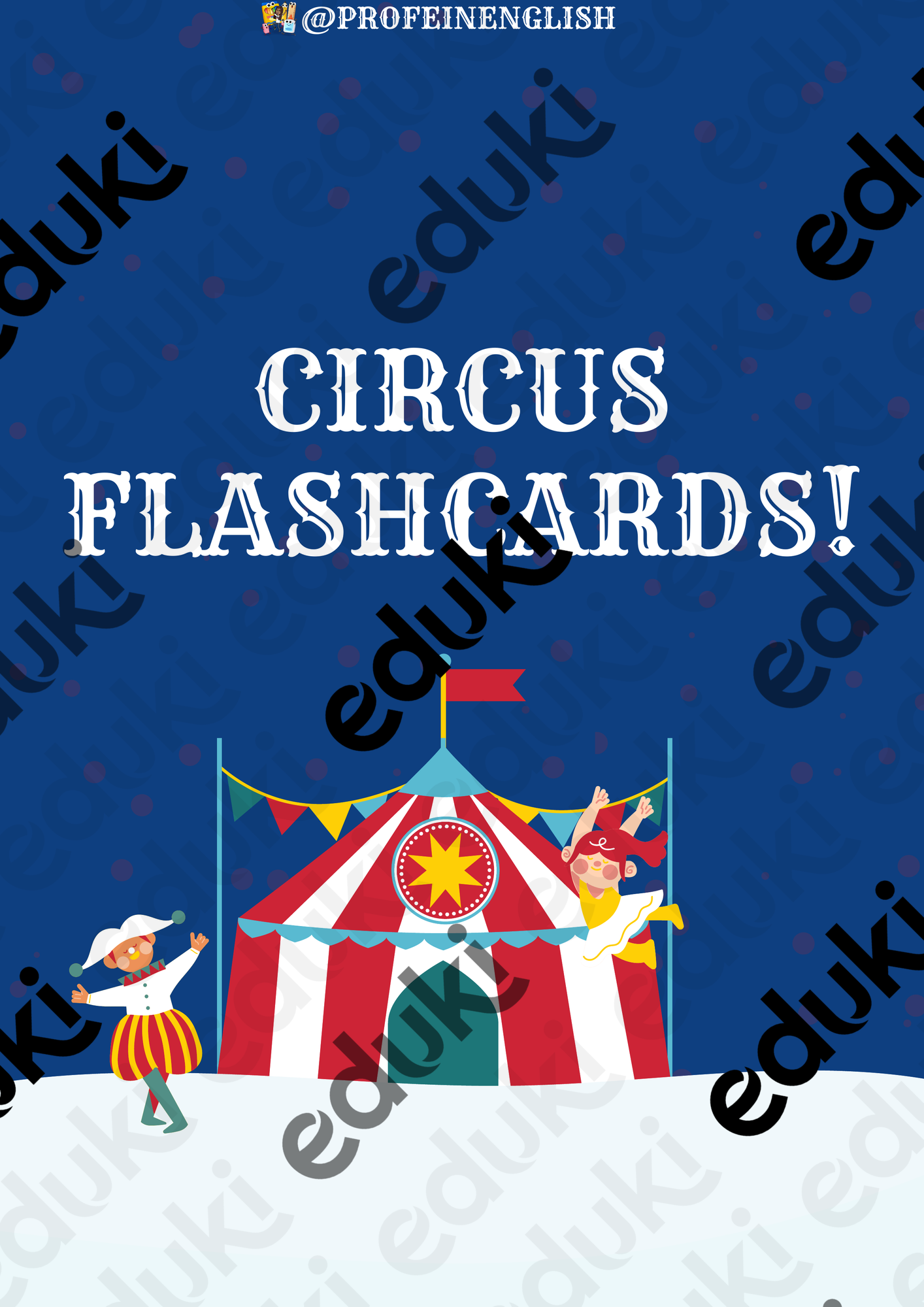 Circus flashcards! - material de la siguiente asignatura Inglés / English