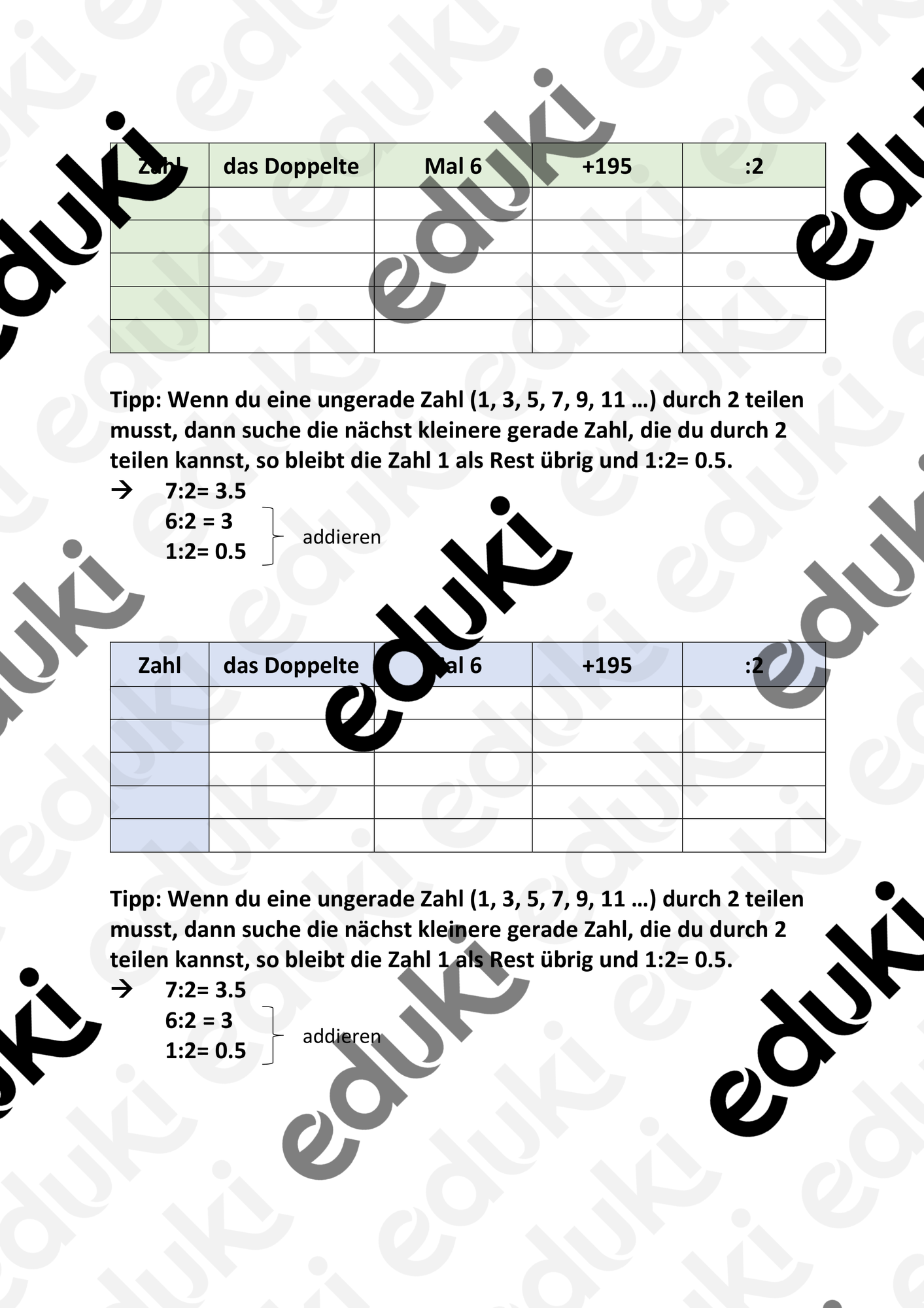 Mathe-Stadt-Land-Fluss – Unterrichtsmaterial im Fach Mathematik