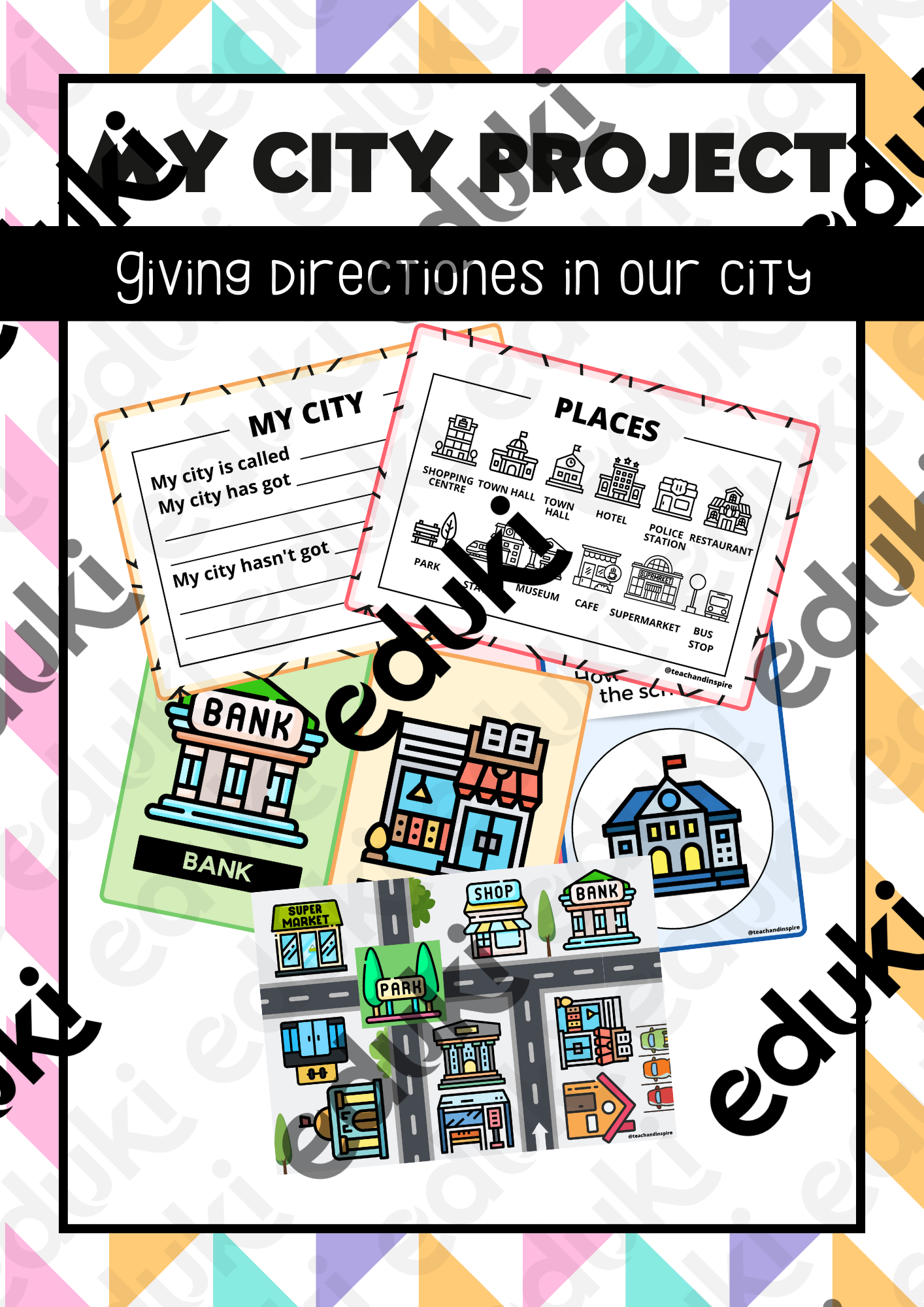 MY CITY PROJECT - material de la siguiente asignatura Inglés / English