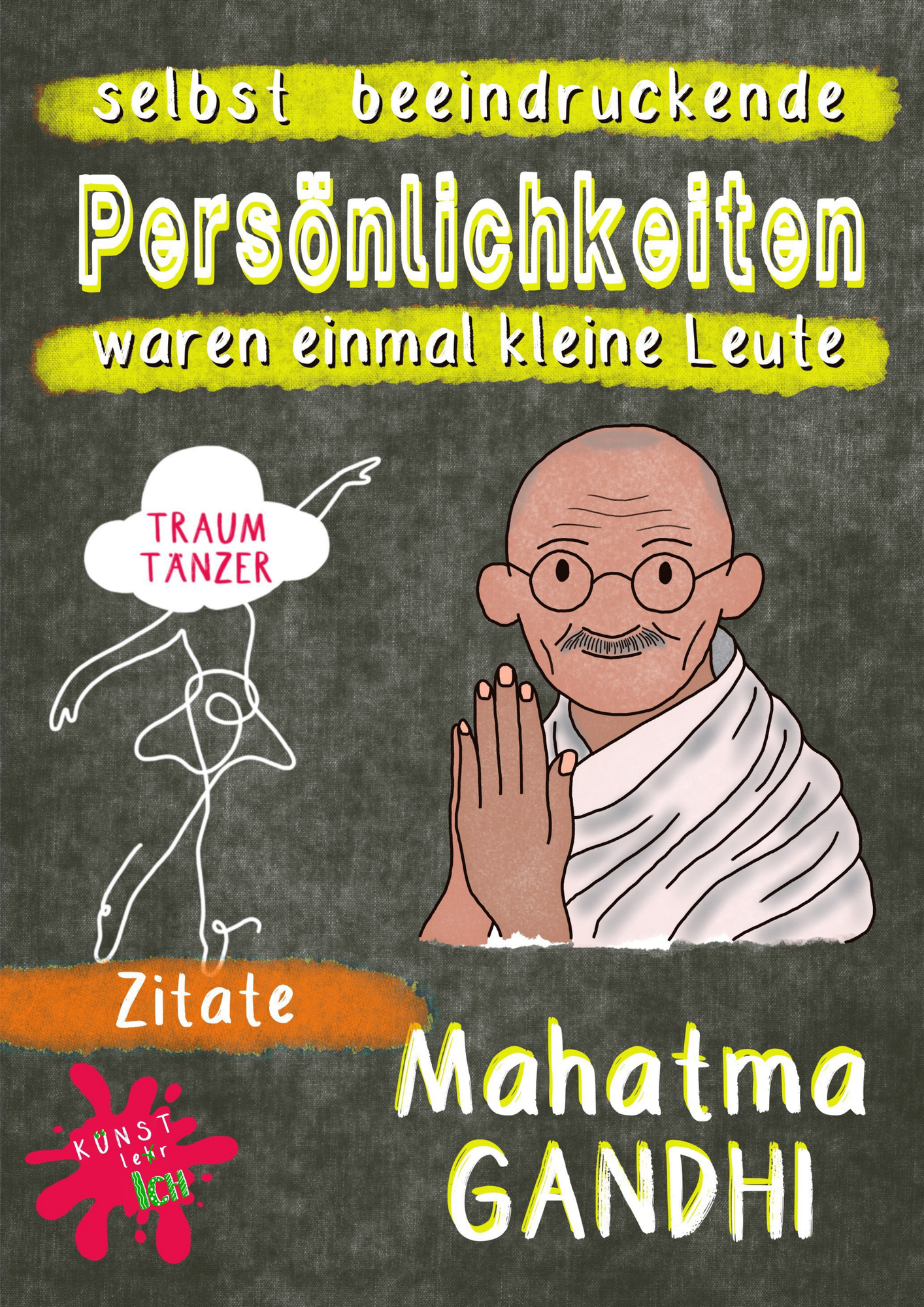 Zitate beeindruckender Persönlichkeiten - Mahatma Gandhi ...