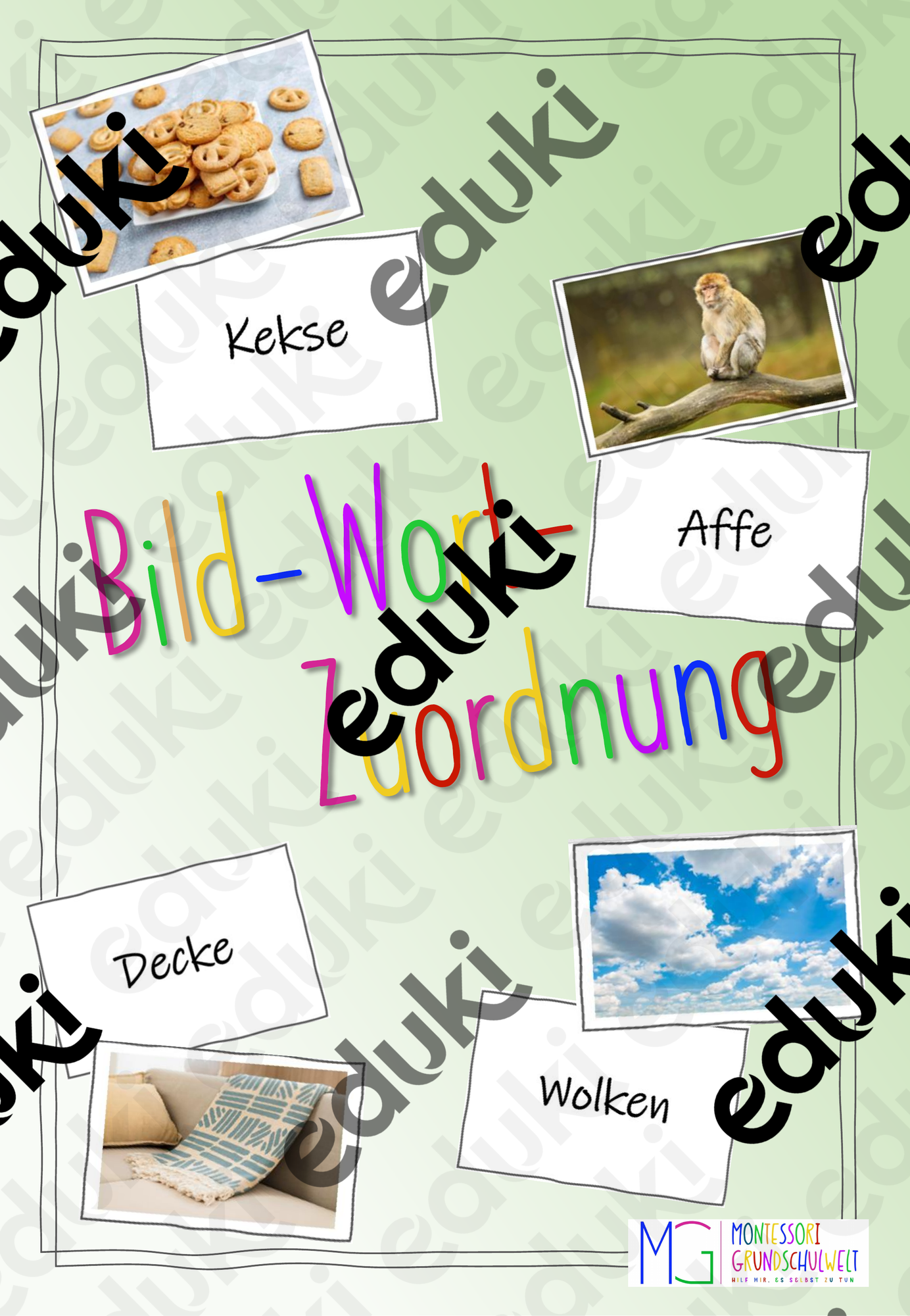 Bild-Wort-Zuordnung - Freiarbeitsmaterial – Unterrichtsmaterial im Fach ...