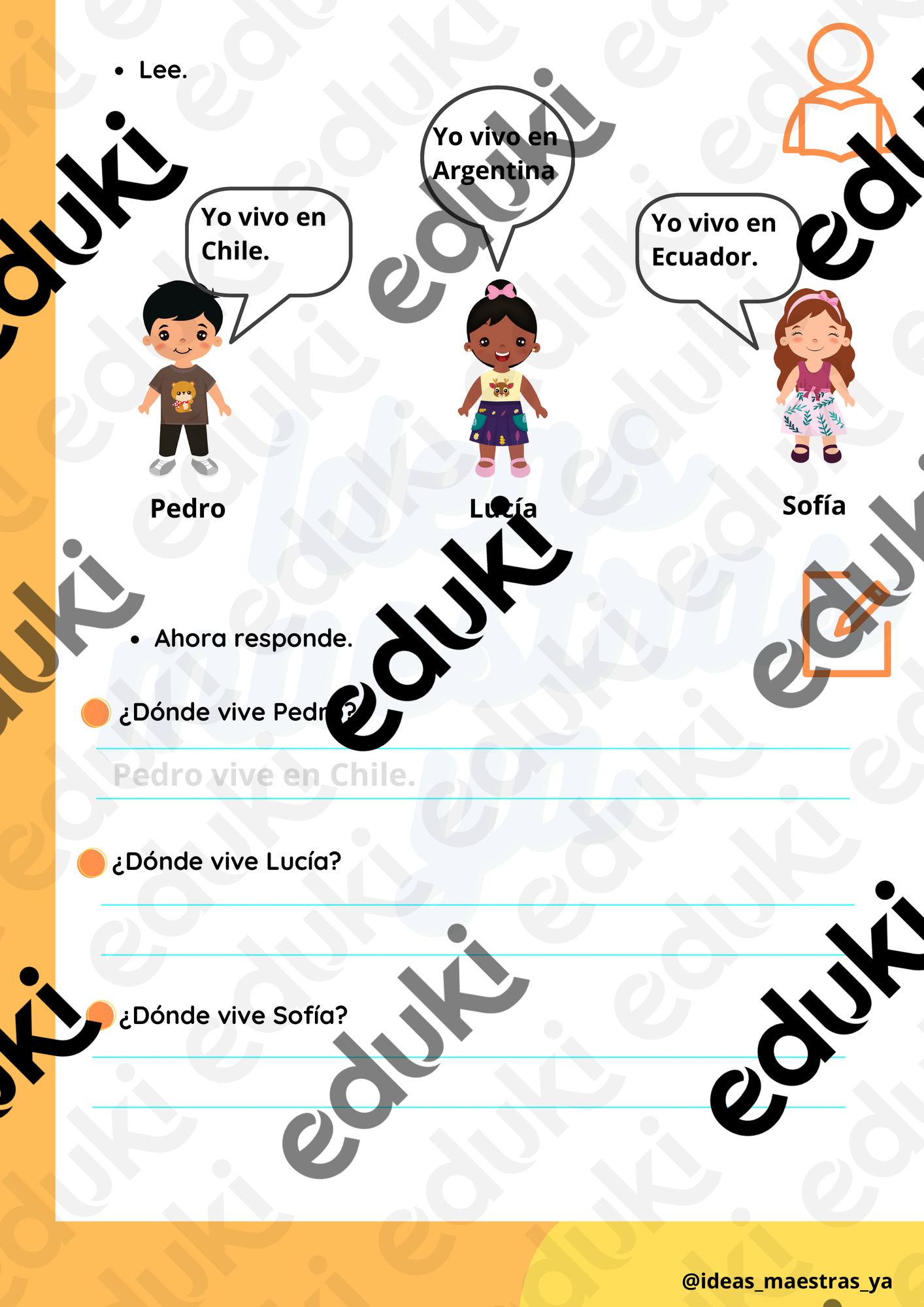 Escritura de oraciones - material de la siguiente asignatura Lengua y ...