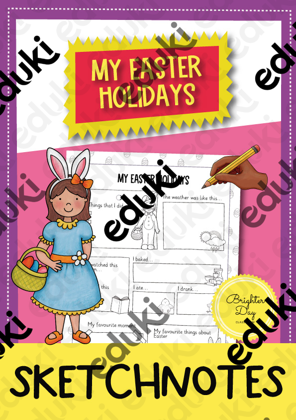 My Easter holidays in sketchnotes (Englisch) – Unterrichtsmaterial im ...