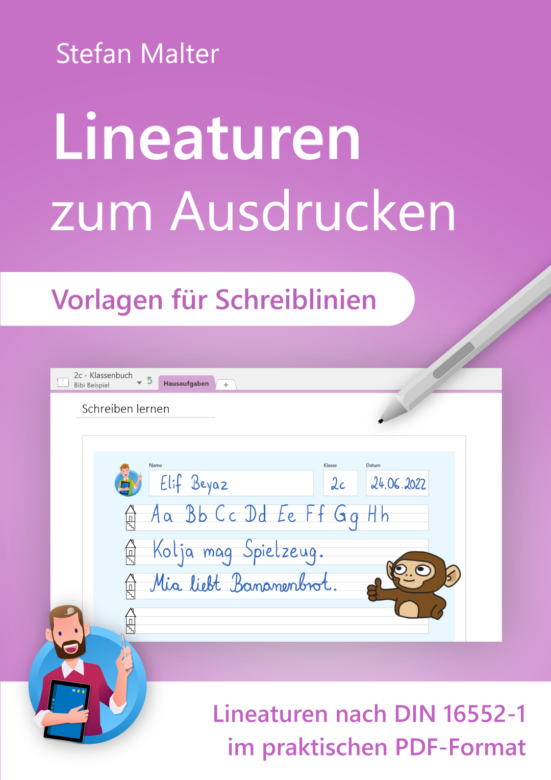 Lineaturen zum Ausdrucken: Vorlagen für Schreiblinien [PDF ...