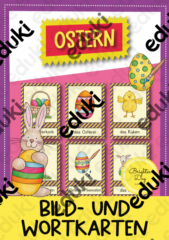 Ostern Bildkarten (Deutsch; DaZ) – Unterrichtsmaterial in den Fächern ...