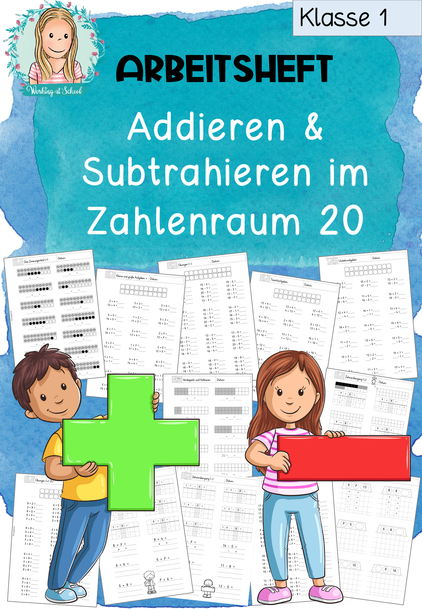 Arbeitsheft Addieren & Subtrahieren im Zahlenraum 20 (Addieren und ...