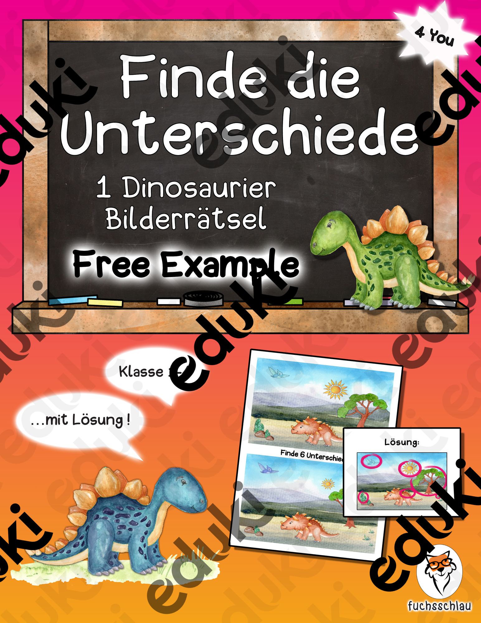 Finde die Unterschiede - 1 Bilderrätsel mit Lösung ...
