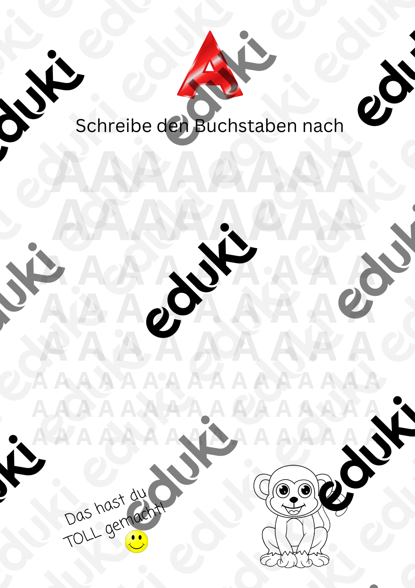 Buchstaben schreiben/nachfahren Klasse 1 – Unterrichtsmaterial im Fach ...