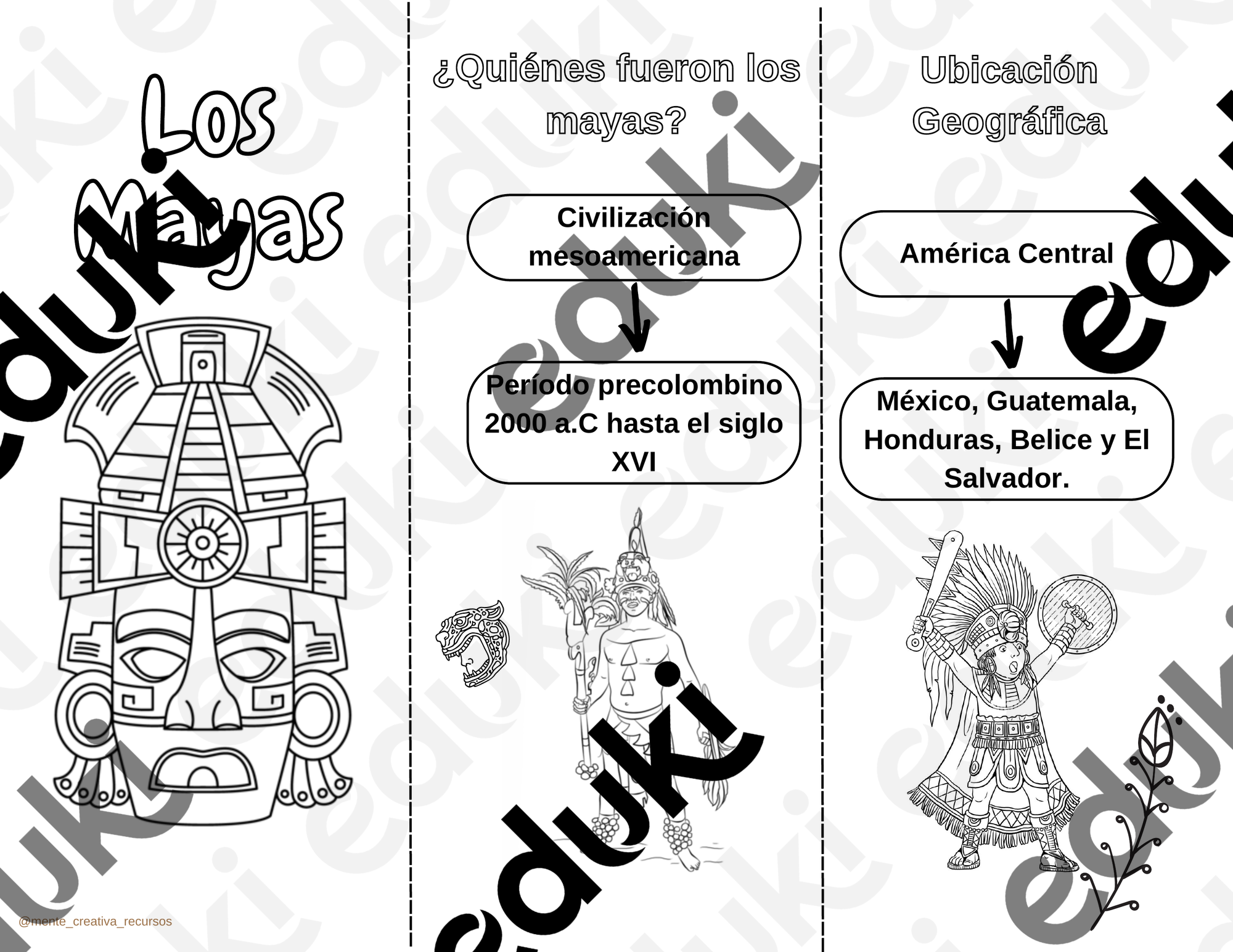 Tríptico de la civilización maya - material de la siguiente asignatura ...