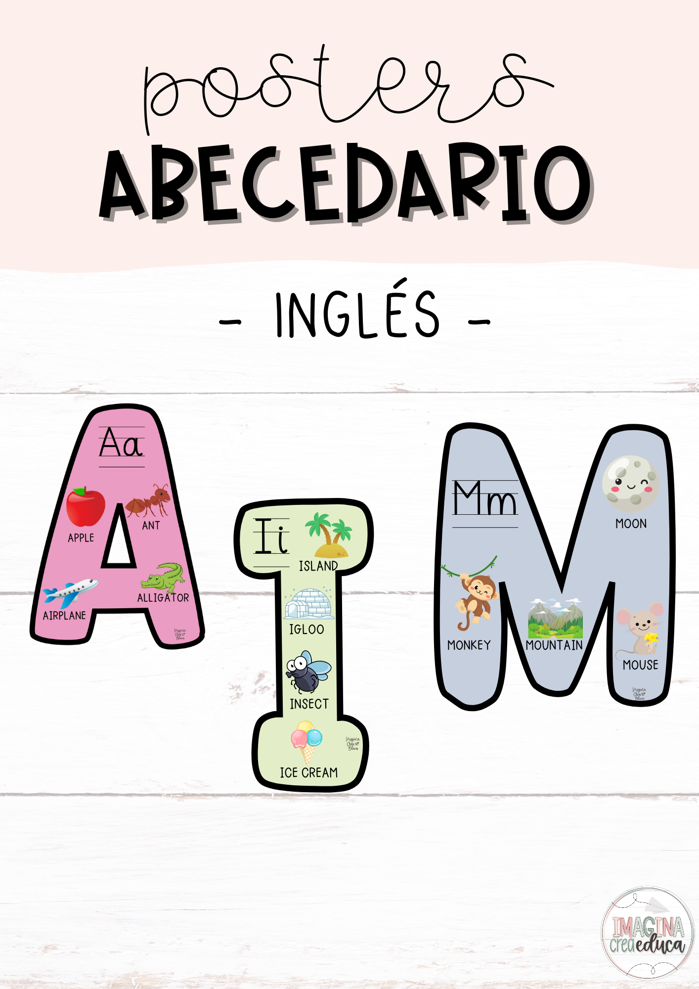 Abecedario vocabulario inglés - material didáctico de las asignaturas Inglés / English ...