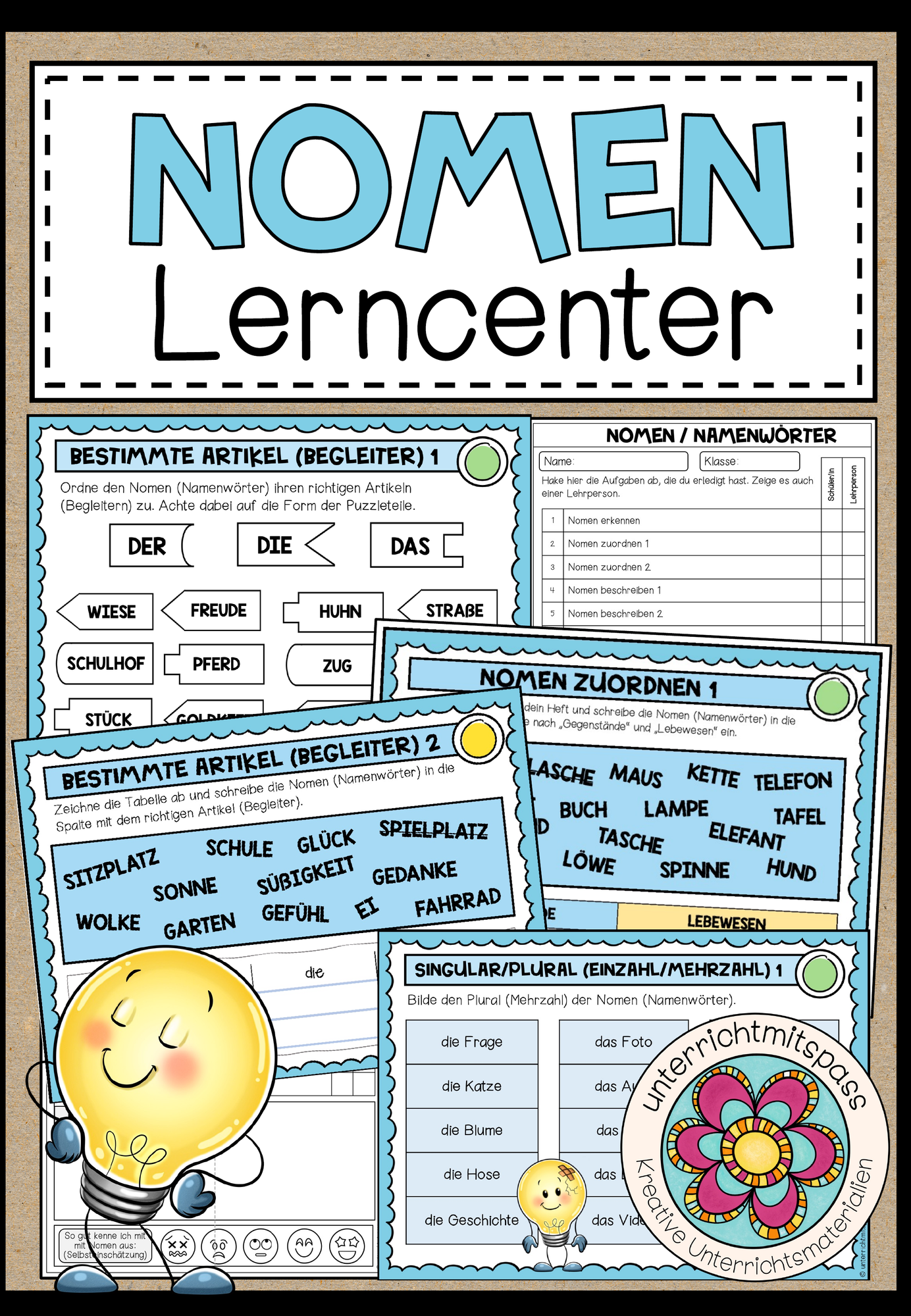 NOMEN - Lerncenter / Lerntheke (4./5. Schulstufe) – Unterrichtsmaterial ...