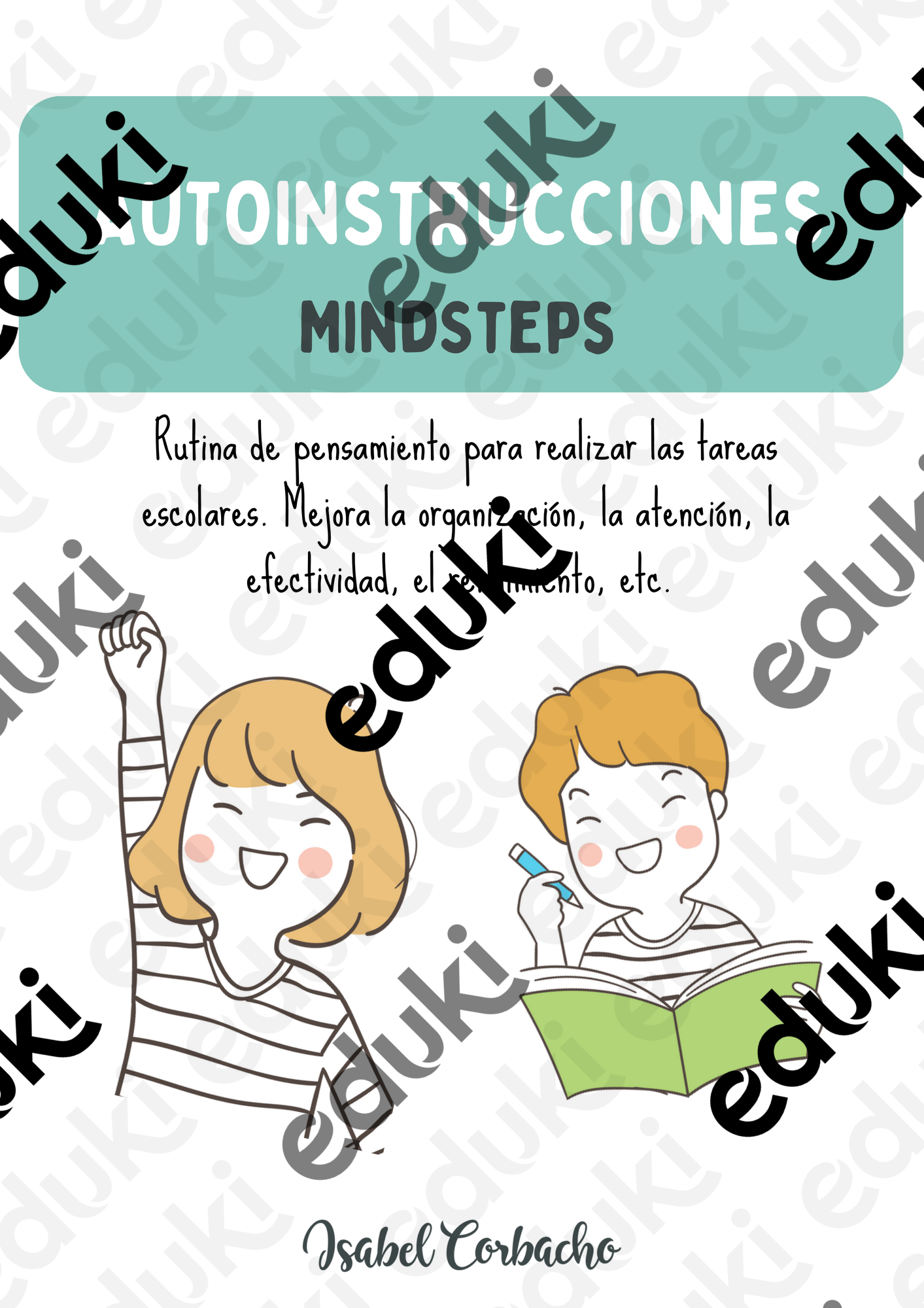 AUTOINSTRUCCIONES PARA HACER LOS DEBERES - material de la siguiente ...