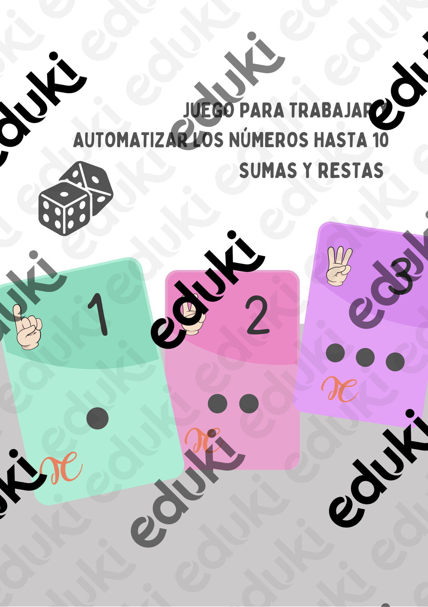 GAMIFICACIÓN MATEMÁTICAS. ENLACES NUMÉRICOS HASTA 10 - material de la ...