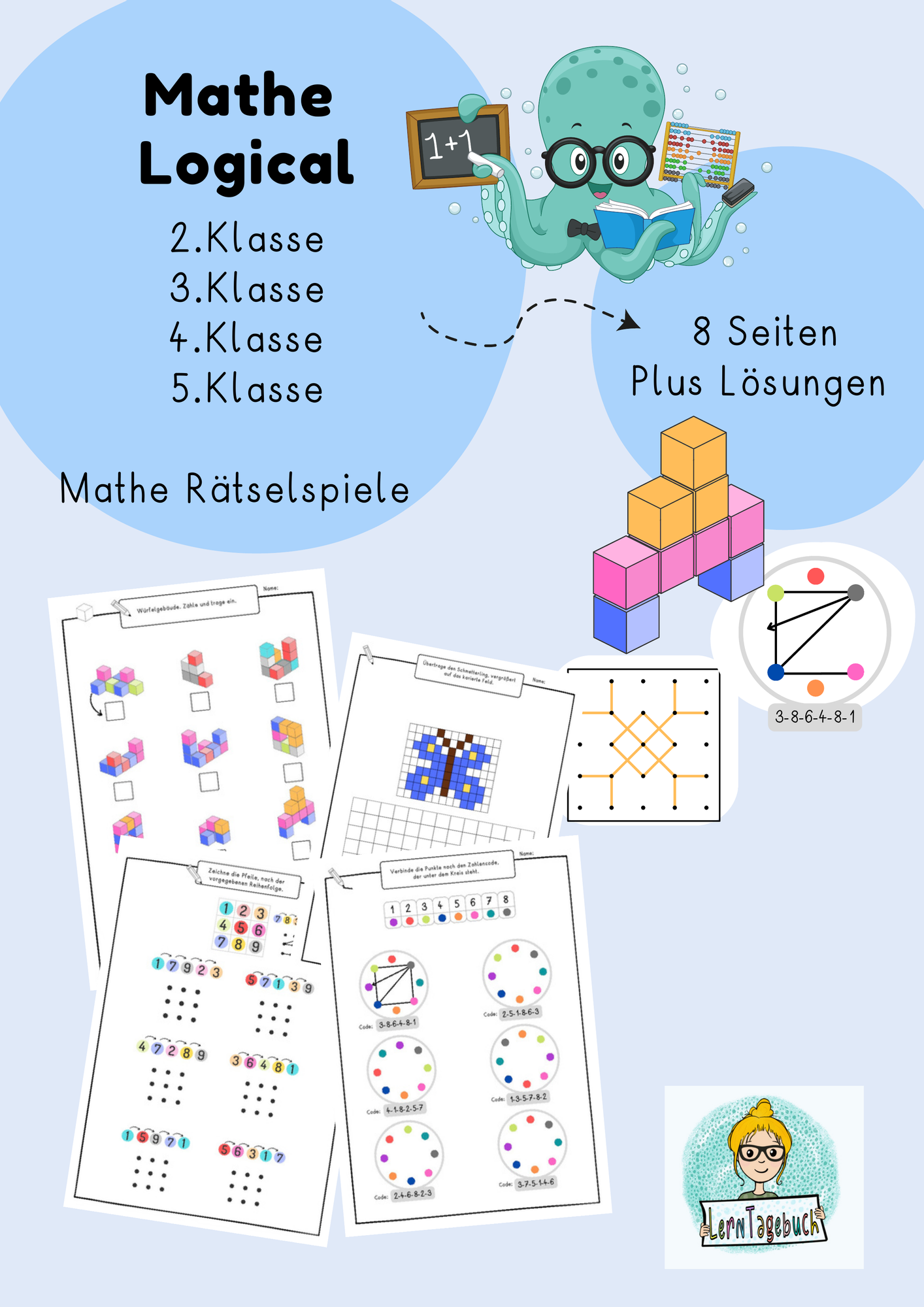 Mathe Logical, Rätsel. 2.Klasse, 3.Klasse, 4.Klasse, 5.Klasse mit ...