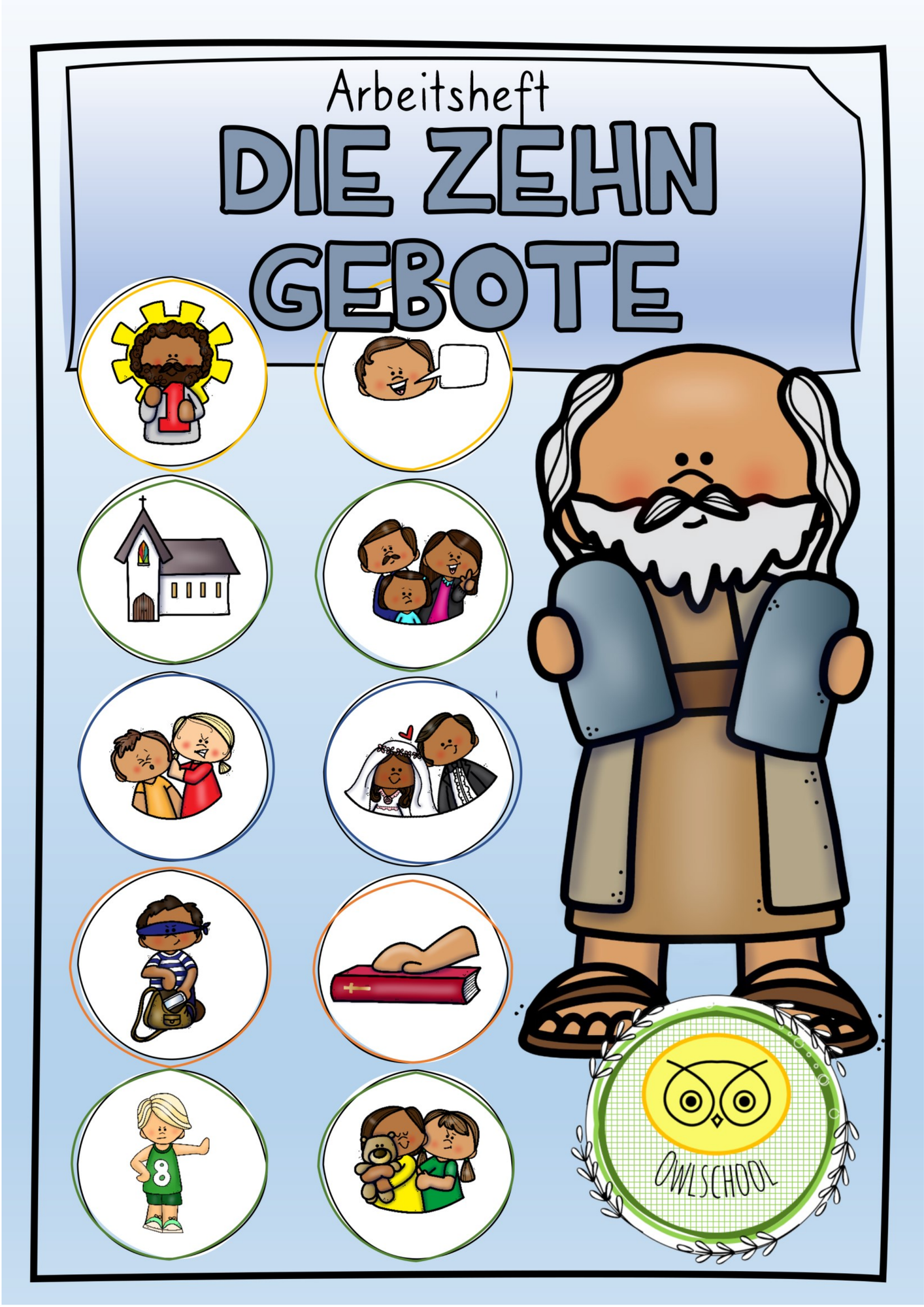Die Zehn Gebote – Arbeitsheft - Grundschule – Unterrichtsmaterial im ...