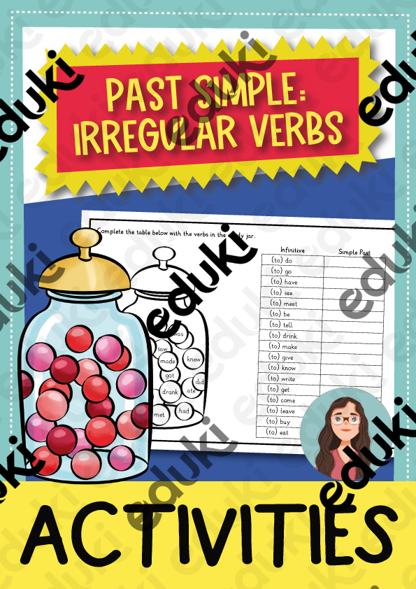 Simple Past mit unregelmäßigen Verben (Englisch) – Unterrichtsmaterial ...