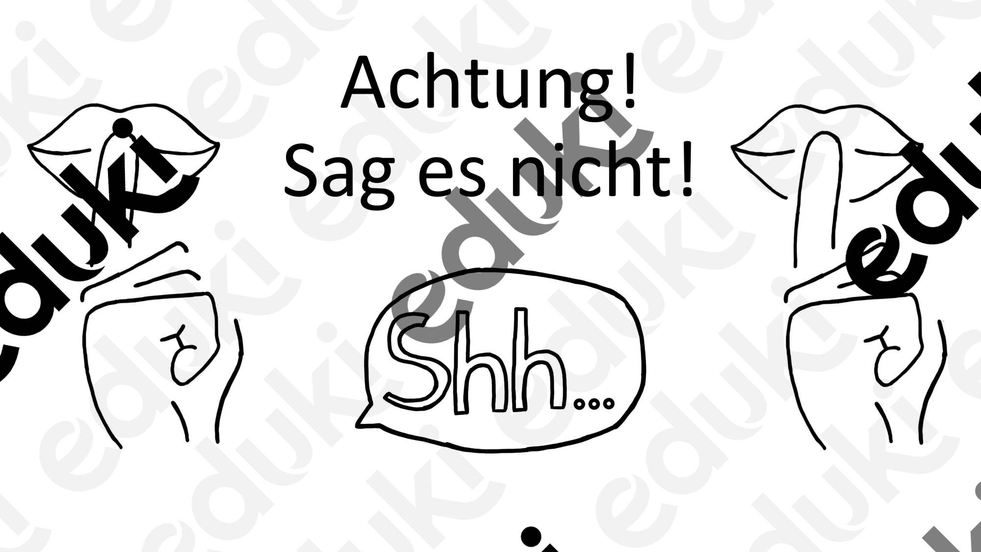 Achtung! Sag es nicht! - Erweiterung Sportunterricht ...