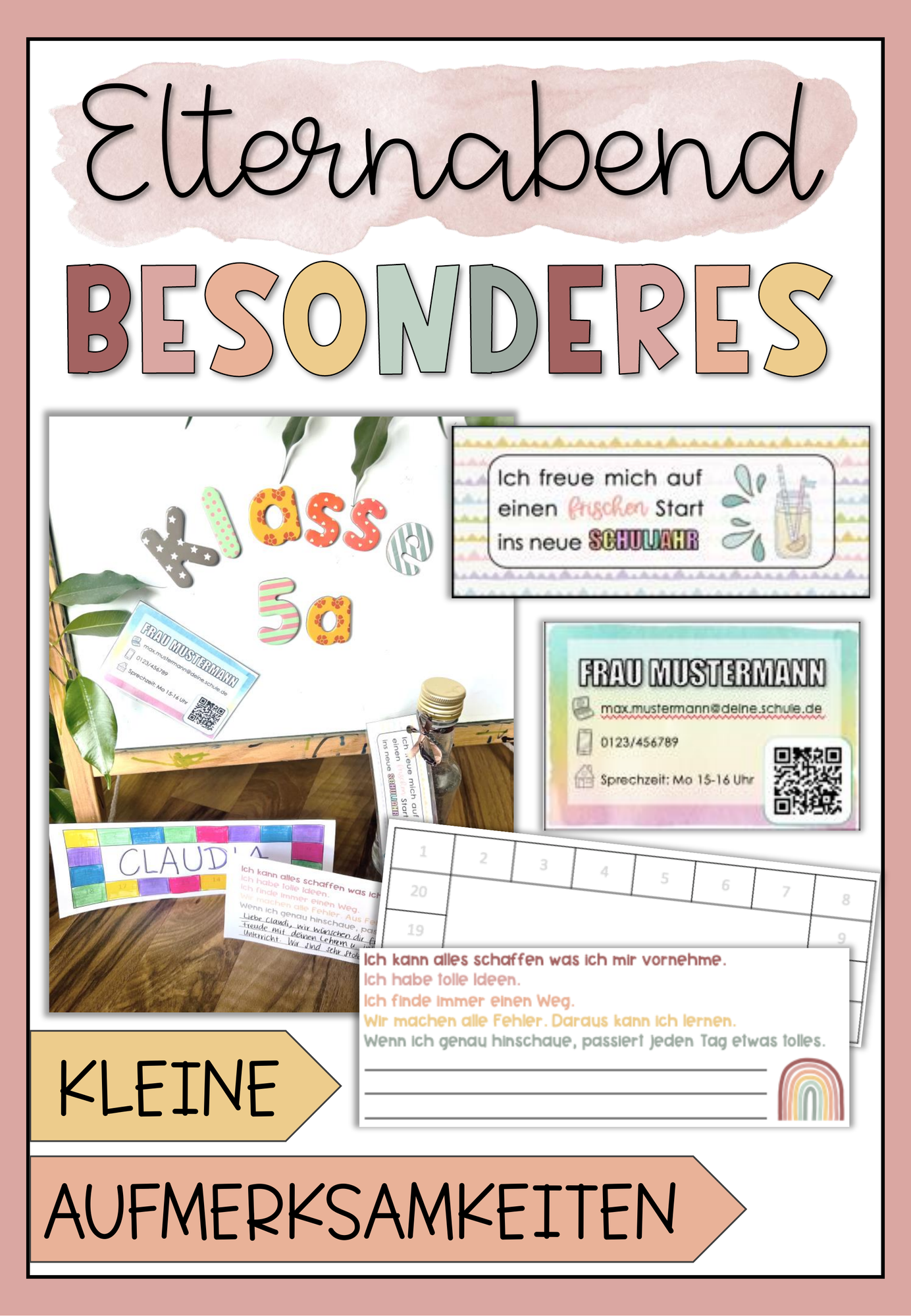 Elternabend Gruß - besondere Elternabend Ideen – Unterrichtsmaterial im ...