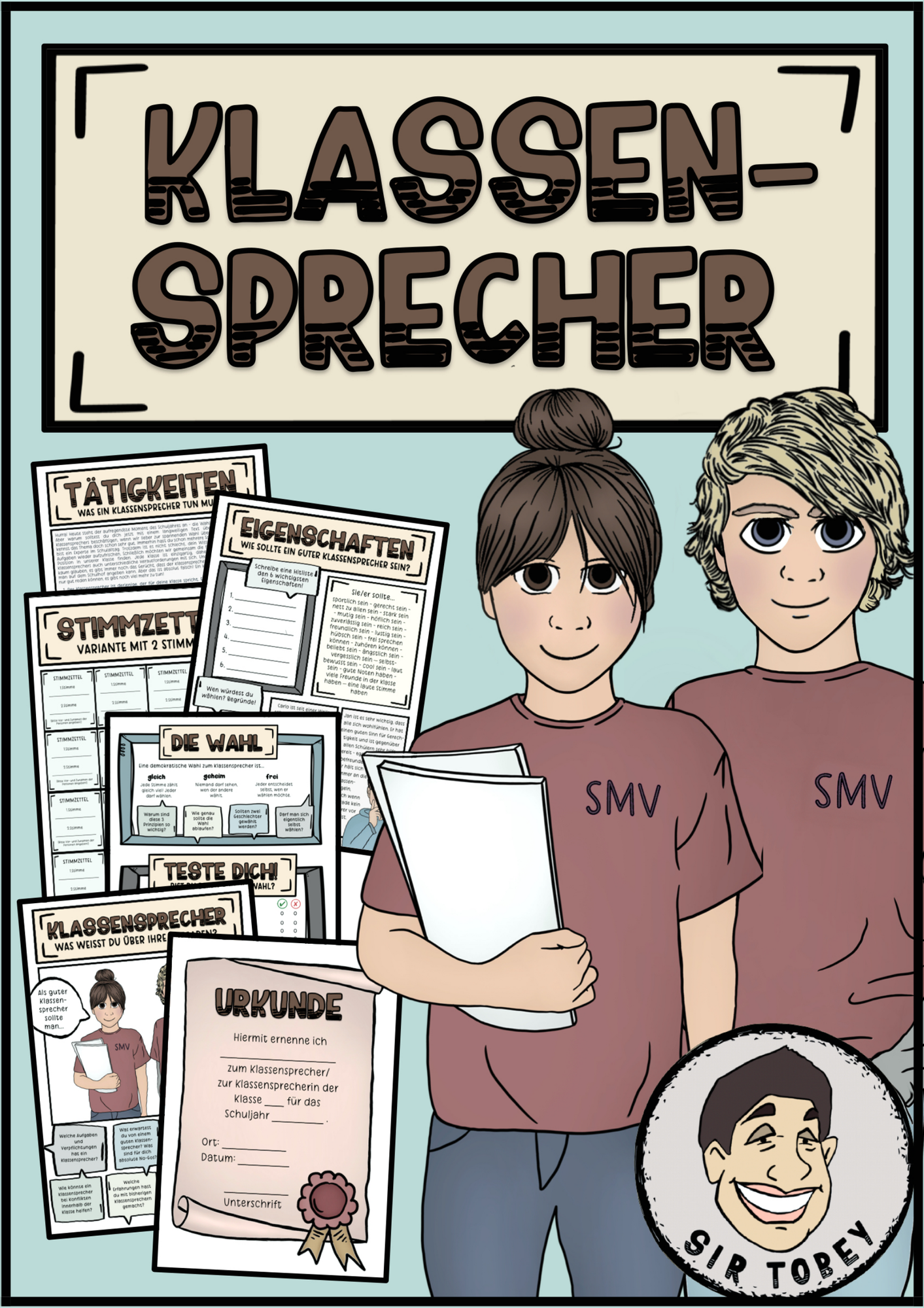 Klassensprecher wählen, Klassensprecherwahl, Klasse 6,7,8 ...