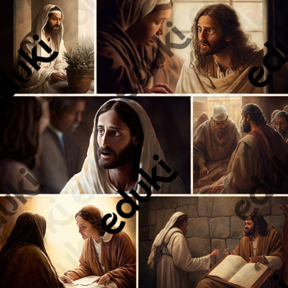 Jesus und der Zöllner Bildmaterial – Unterrichtsmaterial im Fach Religion