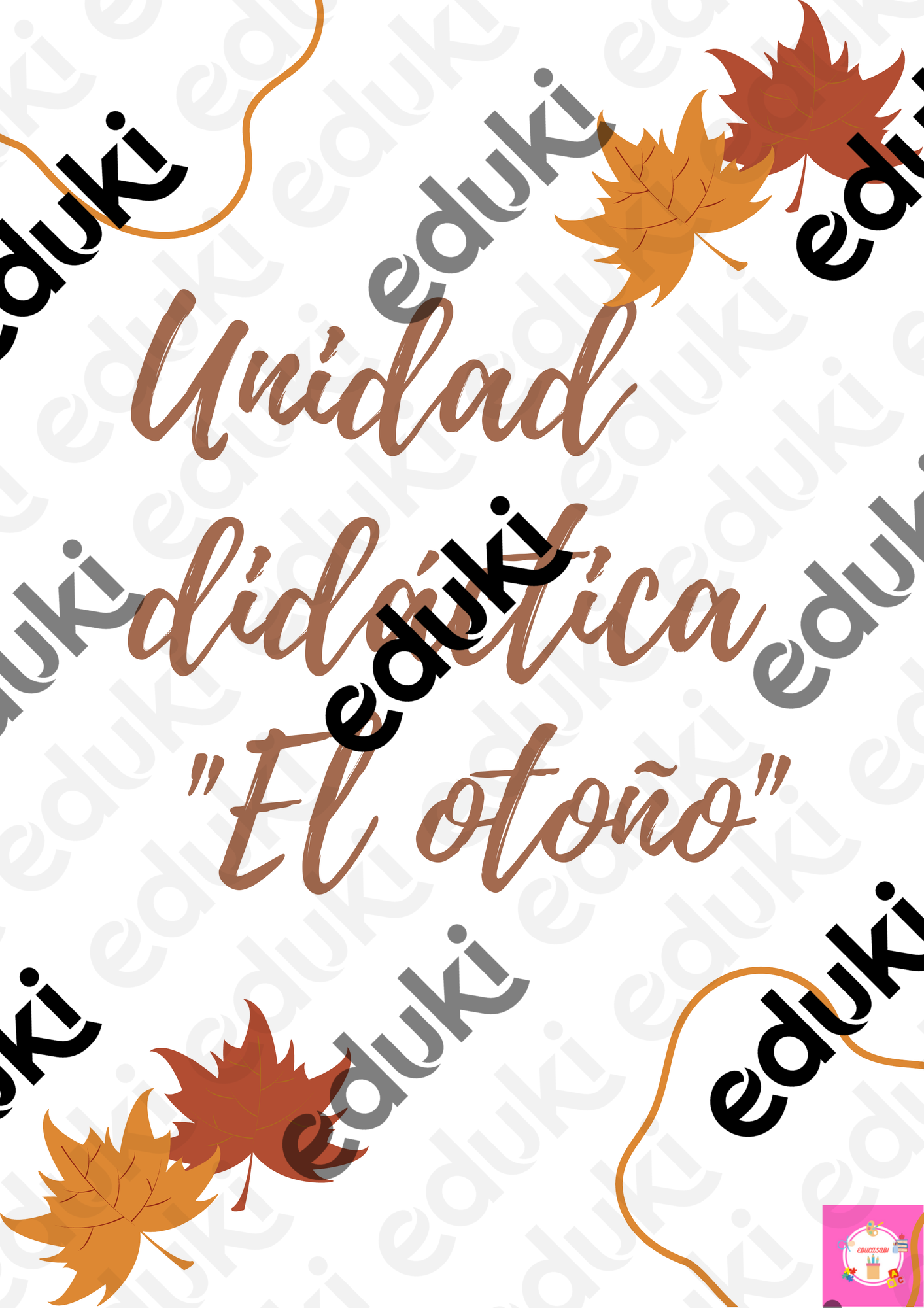 Unidad didáctica Otoño - material de la siguiente asignatura Educación ...
