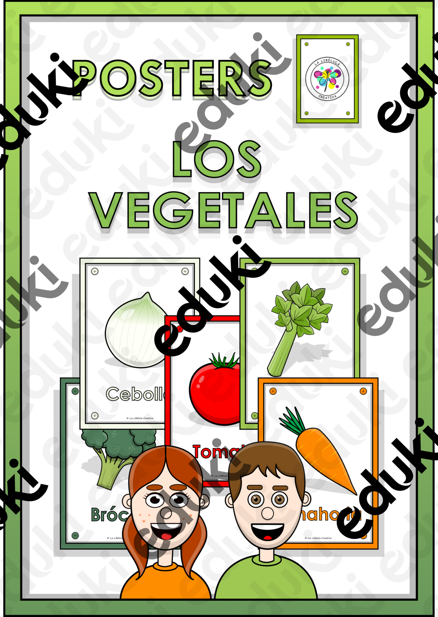 VERDURAS POSTERS VEGETALES COMIDA SALUDABLE AFICHES - material ...