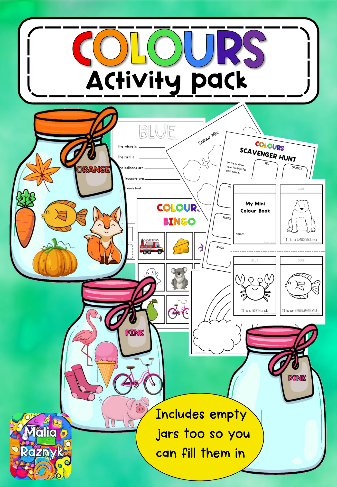 Pack de Actividades de los Colores – Colours Activiy Pack - material de ...