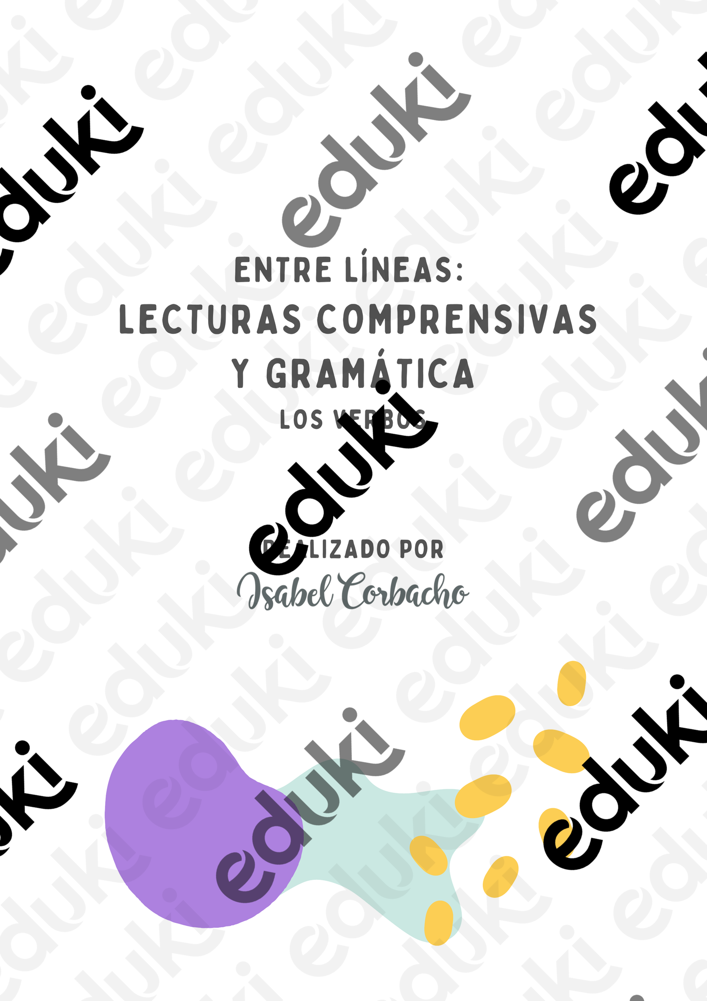 LECTURAS COMPRENSIVAS Y GRAMÁTICA: LOS VERBOS - material de la ...