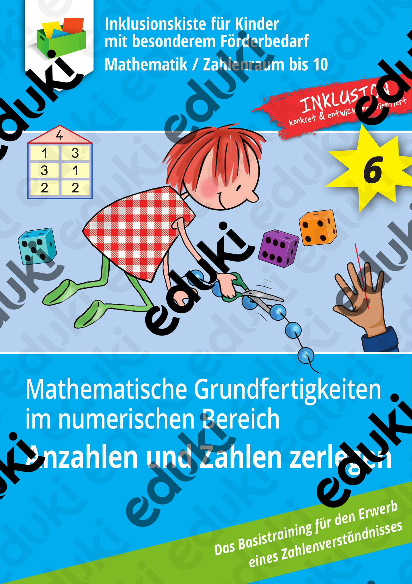 Anzahlen und Zahlen in Zahlenraum bis 10 zerlegen – Unterrichtsmaterial ...