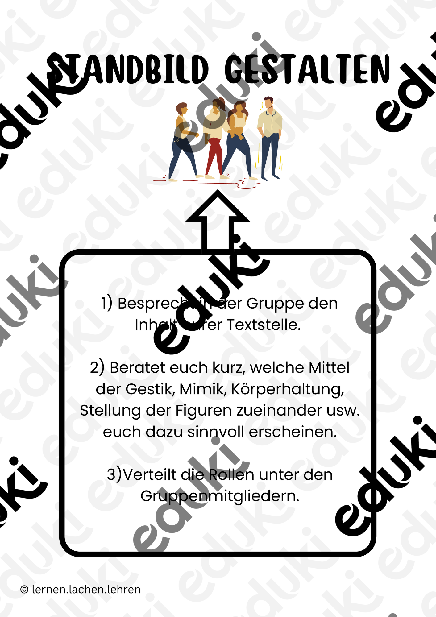 Methode Standbilder – Unterrichtsmaterial im Fach Fachübergreifendes