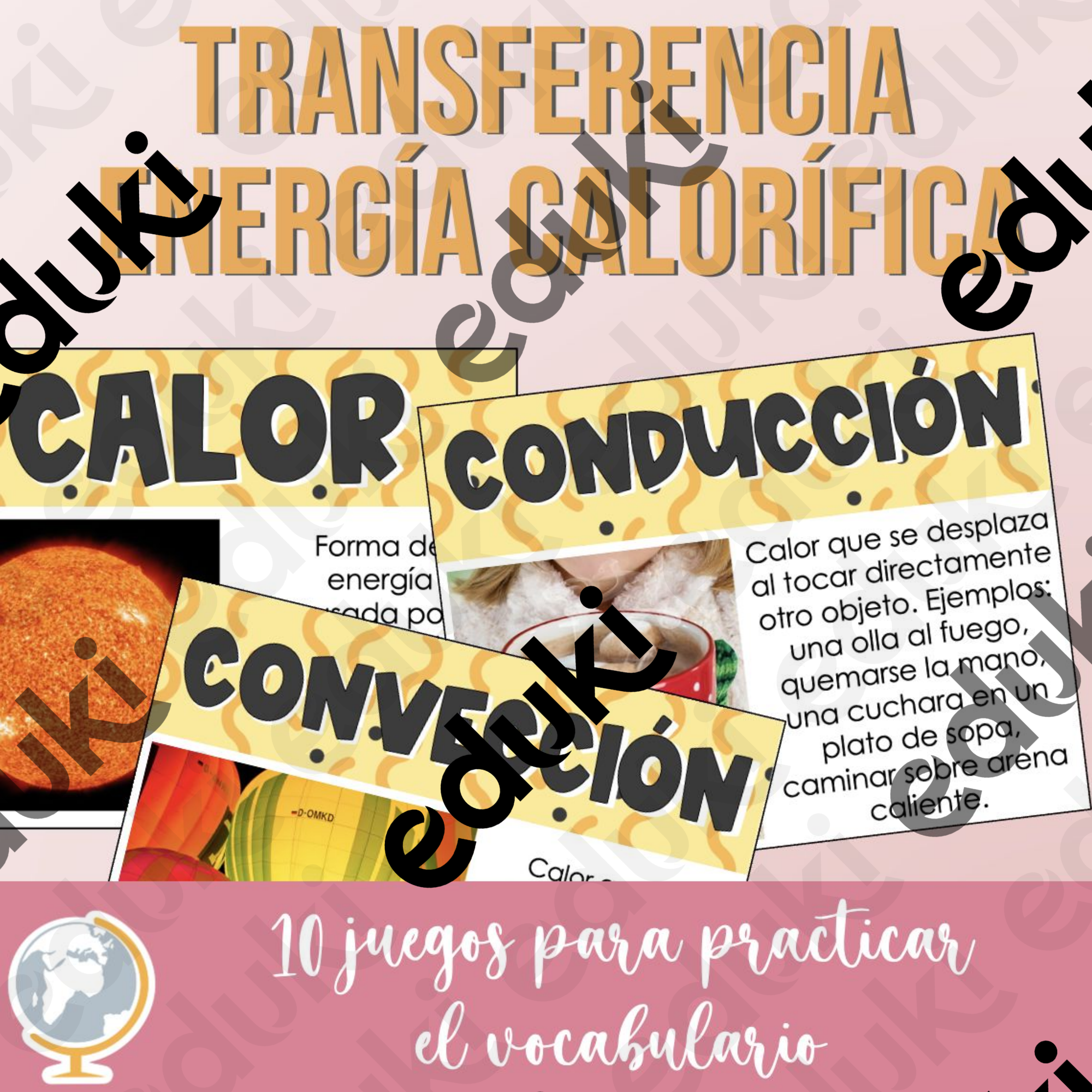 Transferencia de energía calorífica juegos para practicar el ...