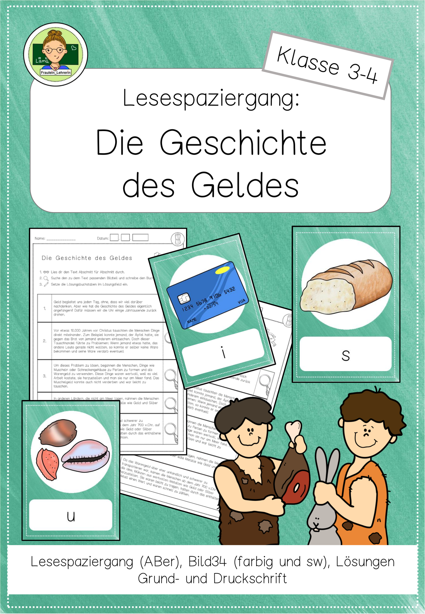 Lesespaziergang: Die Geschichte des Geld (Klasse 3-4 ...